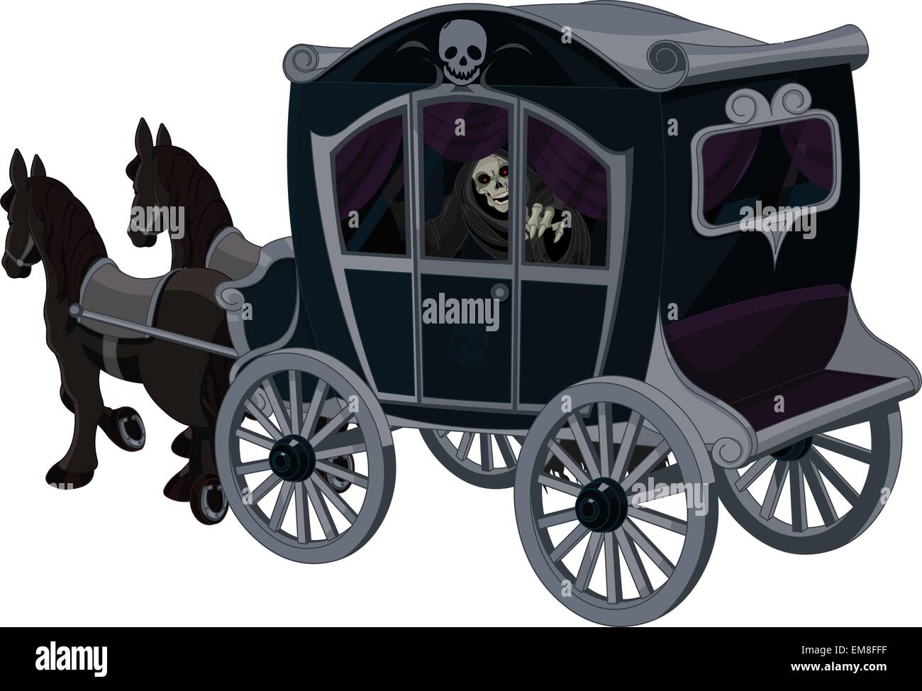 Horse carriage clipart hi-res stock photography and images - Alamy