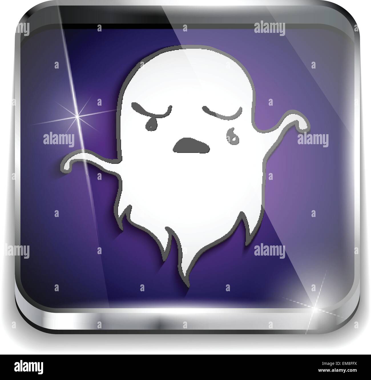 Purple ghost Stock Vector Images - Alamy