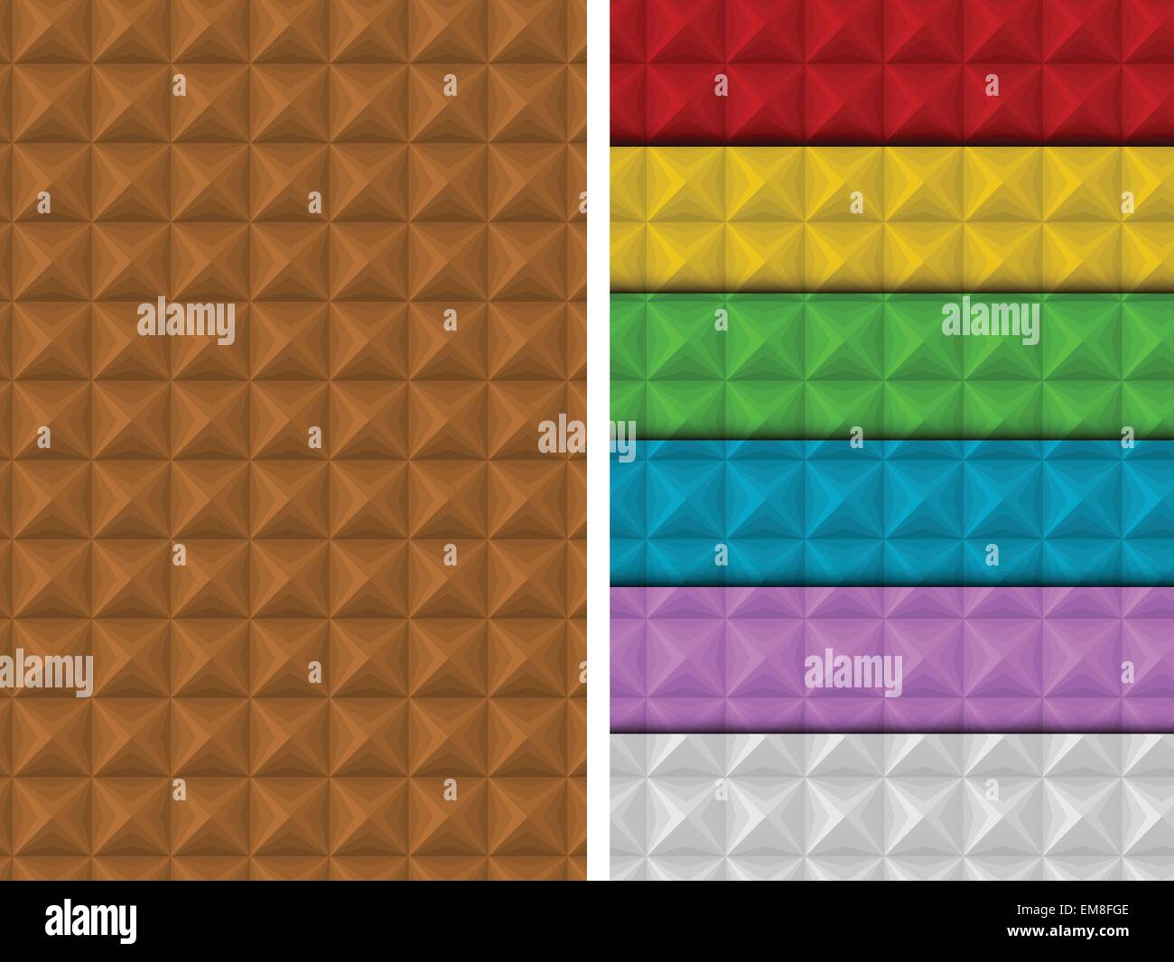 Seamless square pattern hi-res stock photography and images - Alamy