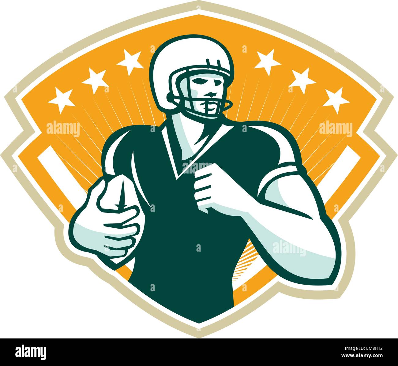 Football crest Stock Vector Images - Alamy