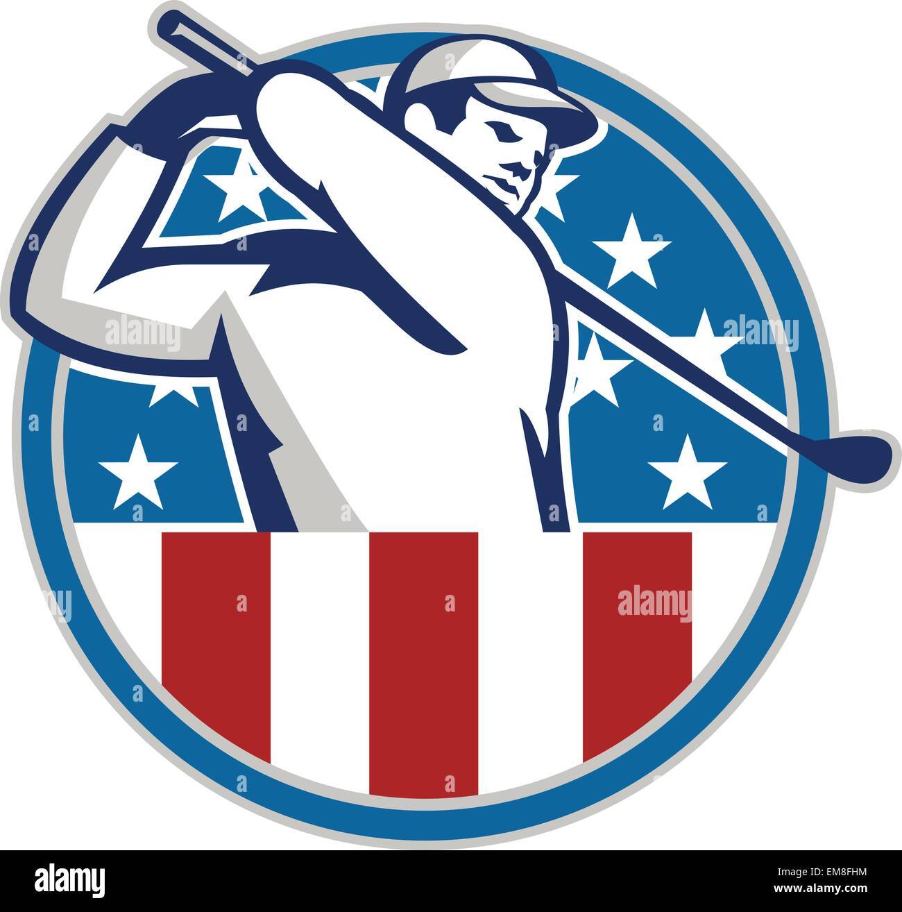 American golf Stock Vector Images - Alamy