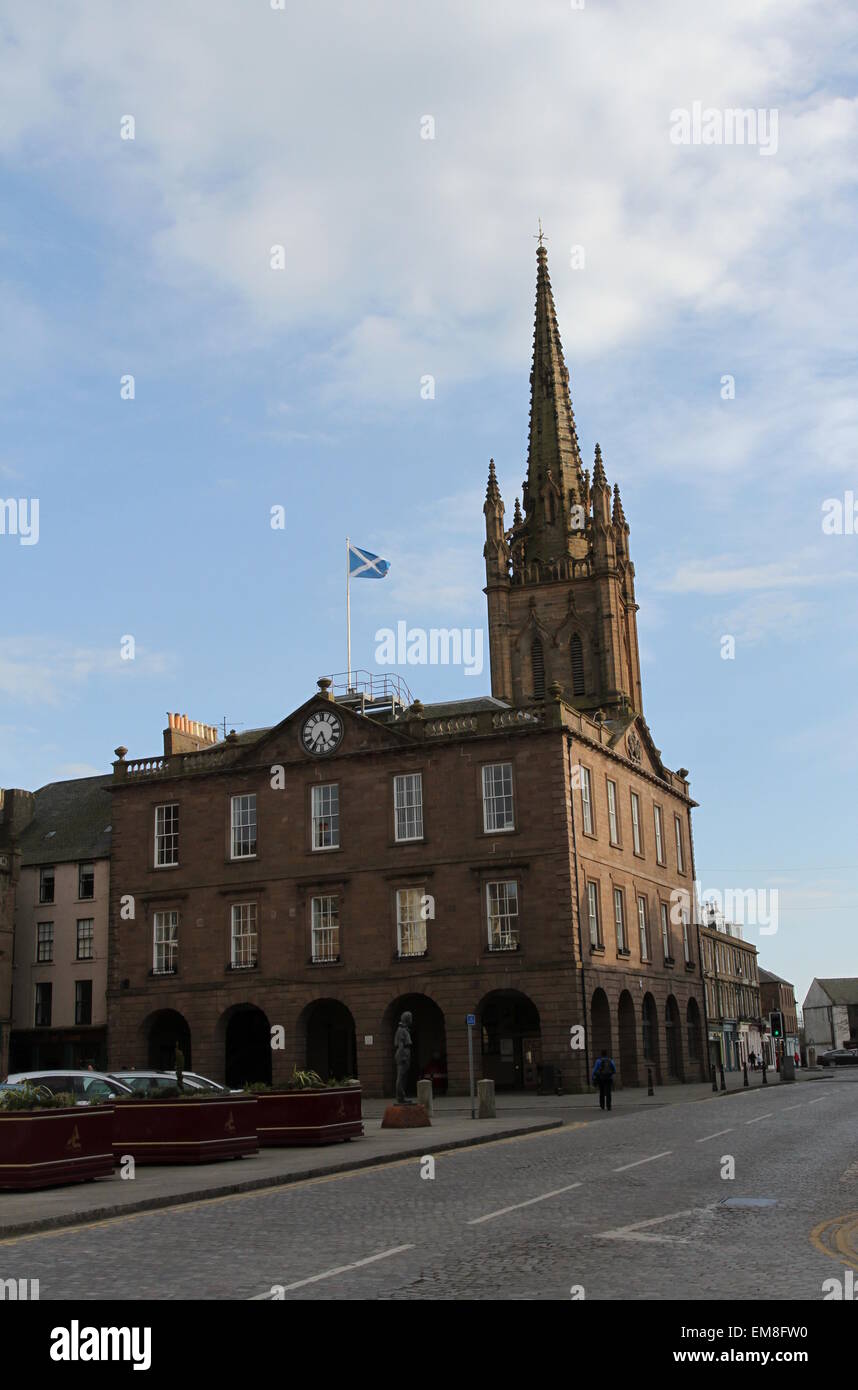 Montrose street scene Angus Scotland April 2015 Stock Photo - Alamy