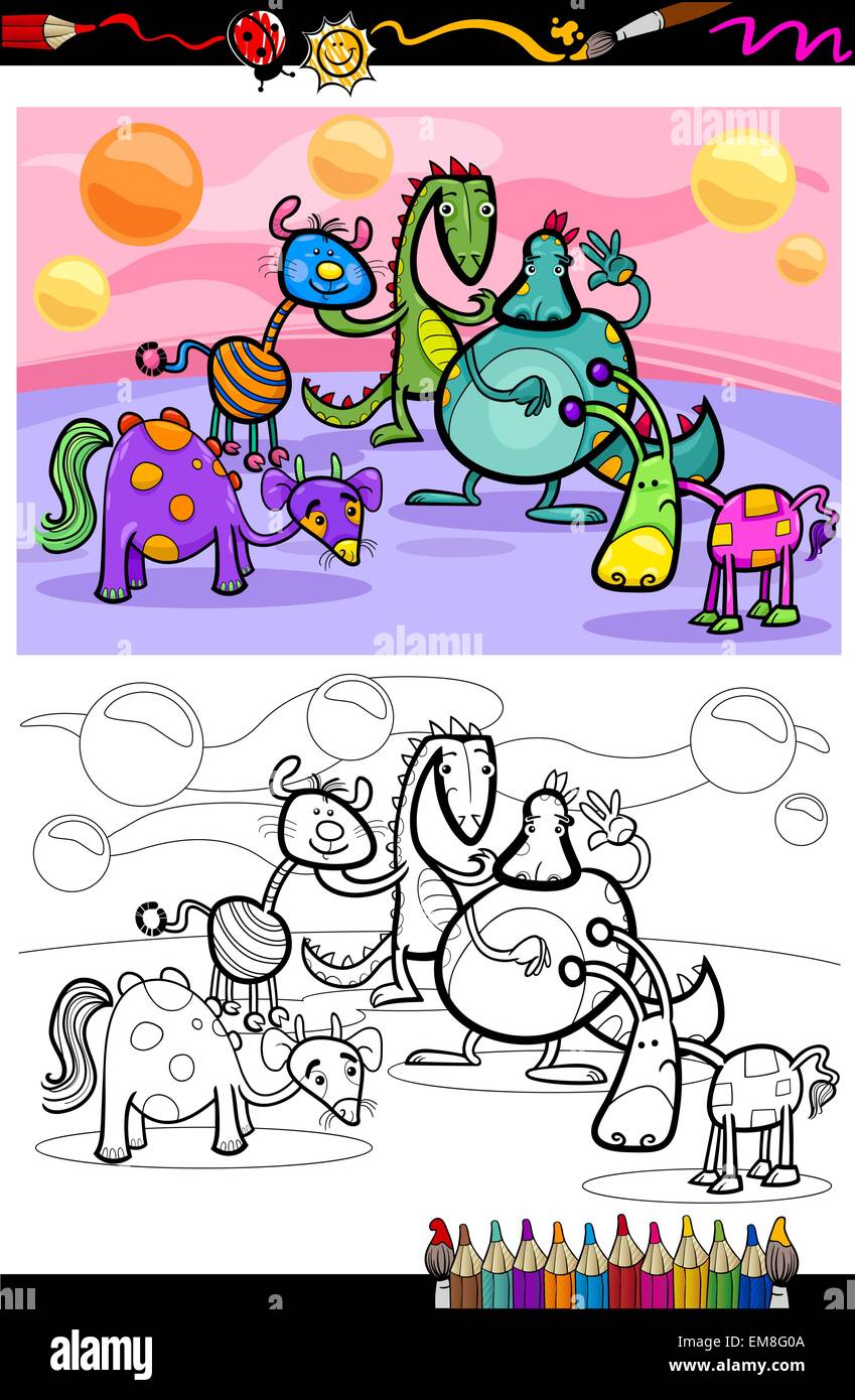 Dragon ball coloring page hi-res stock photography and images - Alamy