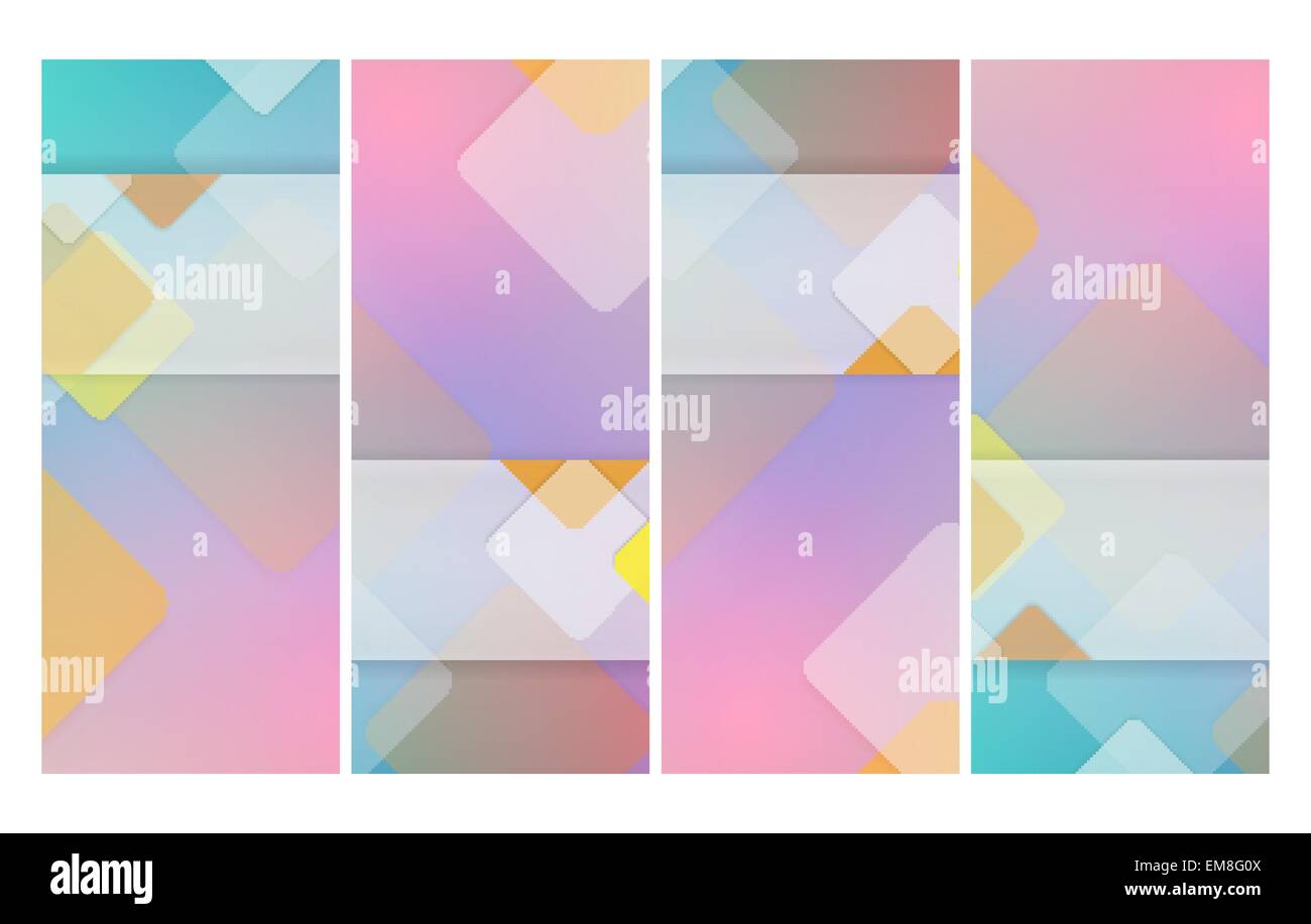 vertical abstract templates set Stock Vector Image & Art - Alamy
