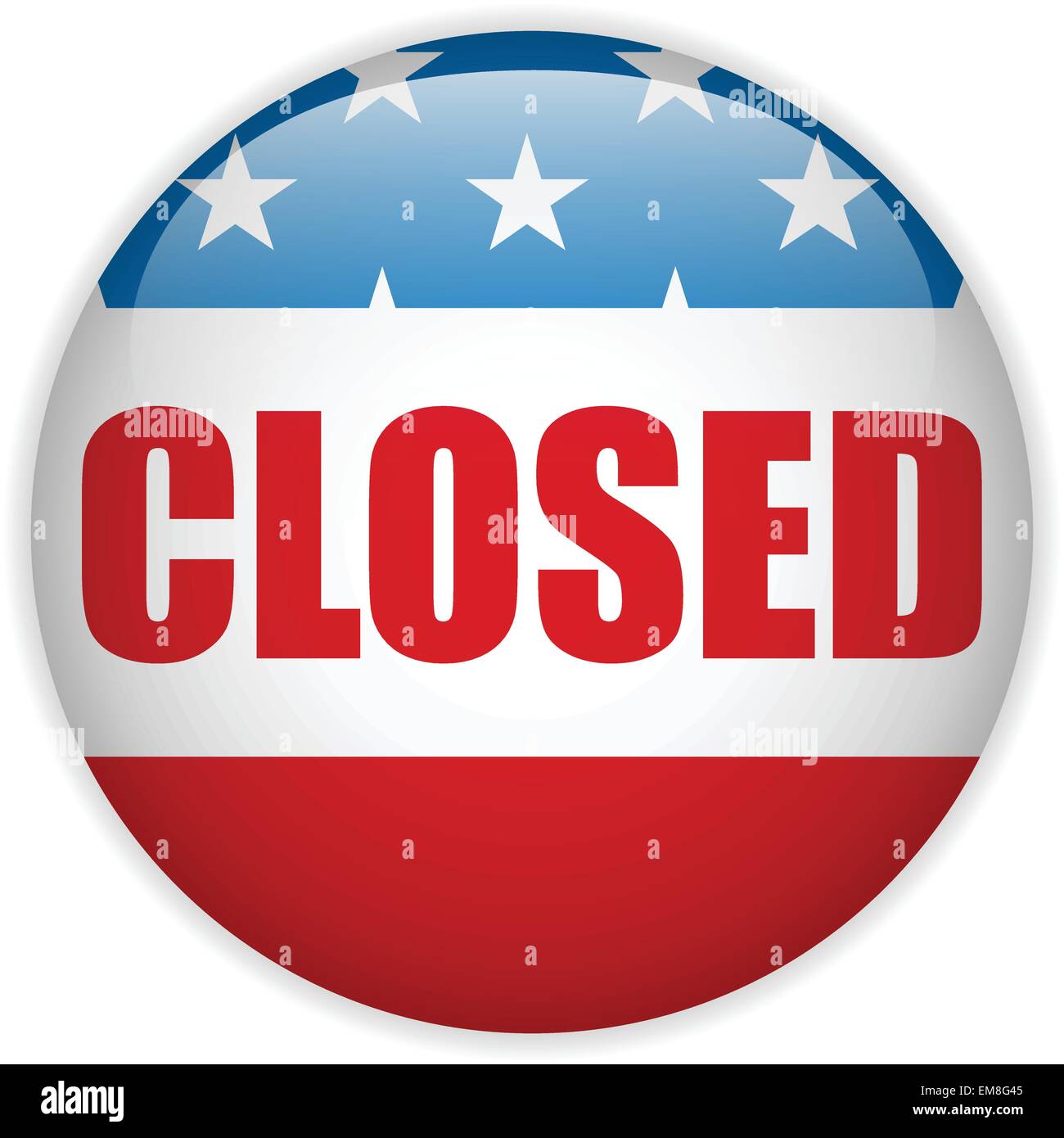 Government shutdown sign Stock Vector Images - Alamy
