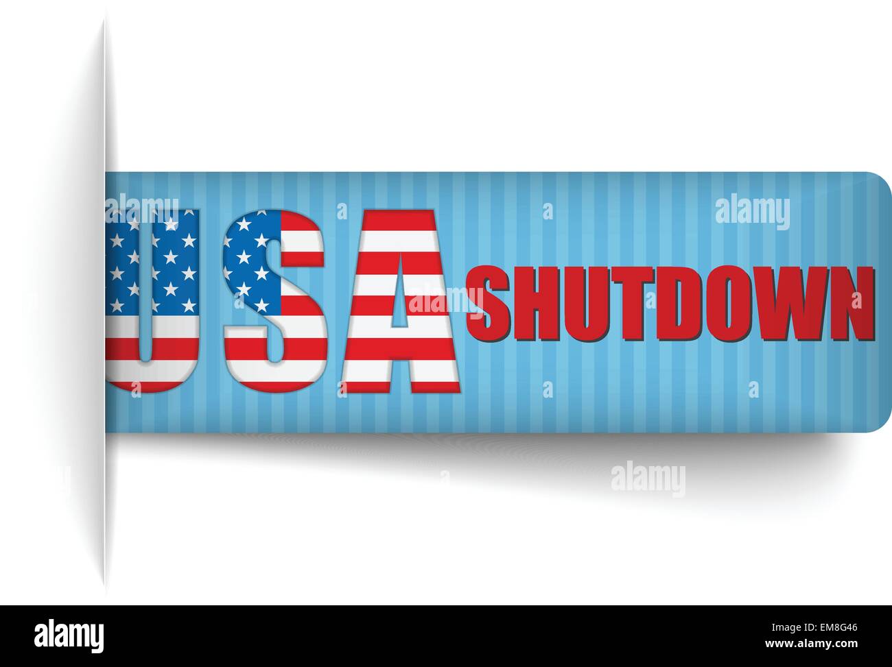 Government Shutdown USA Closed Banners Stock Vector Image & Art - Alamy