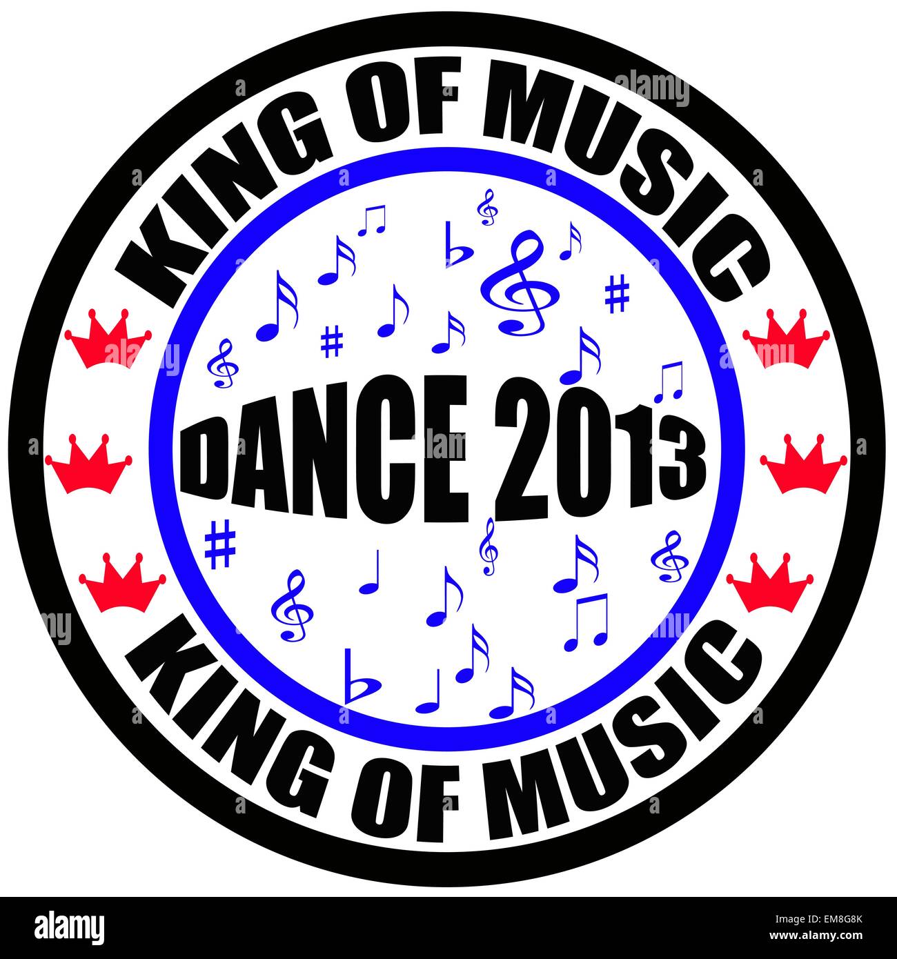 King of music Stock Vector Image & Art - Alamy
