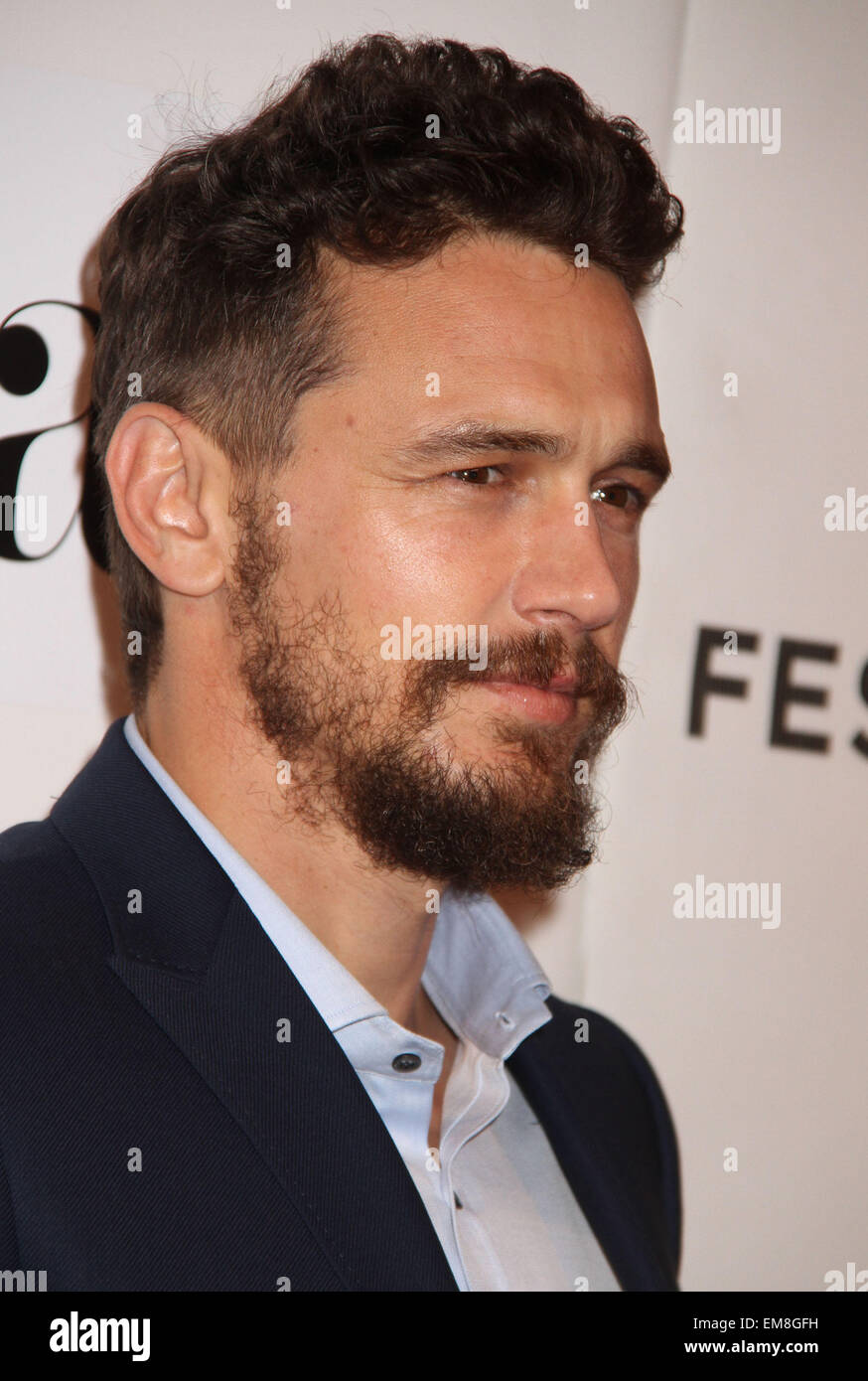 New York, USA. 16th Apr, 2015. Actor JAMES FRANCO attends the world ...