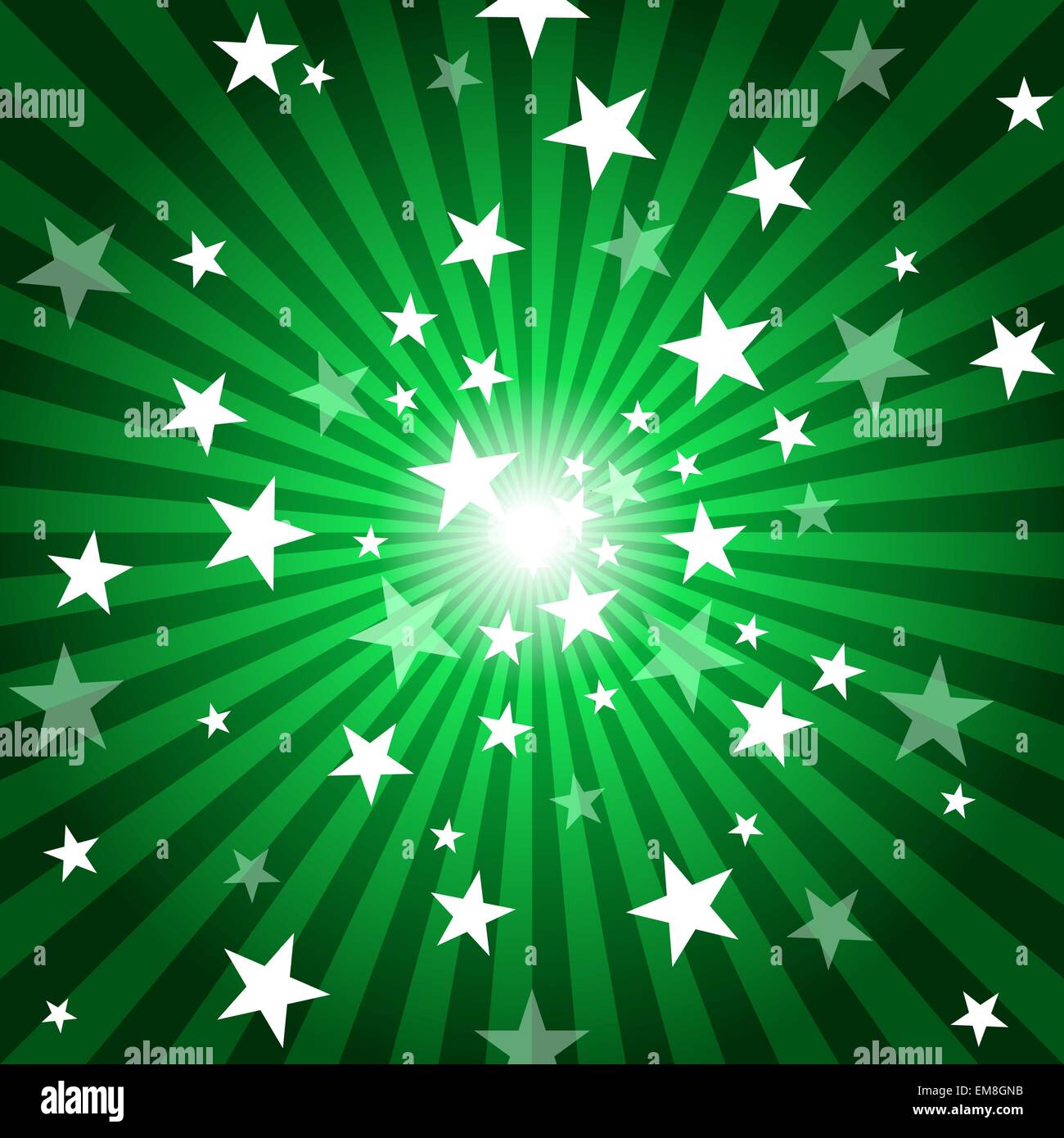 Sun Rays And Stars Stock Vector Image & Art - Alamy