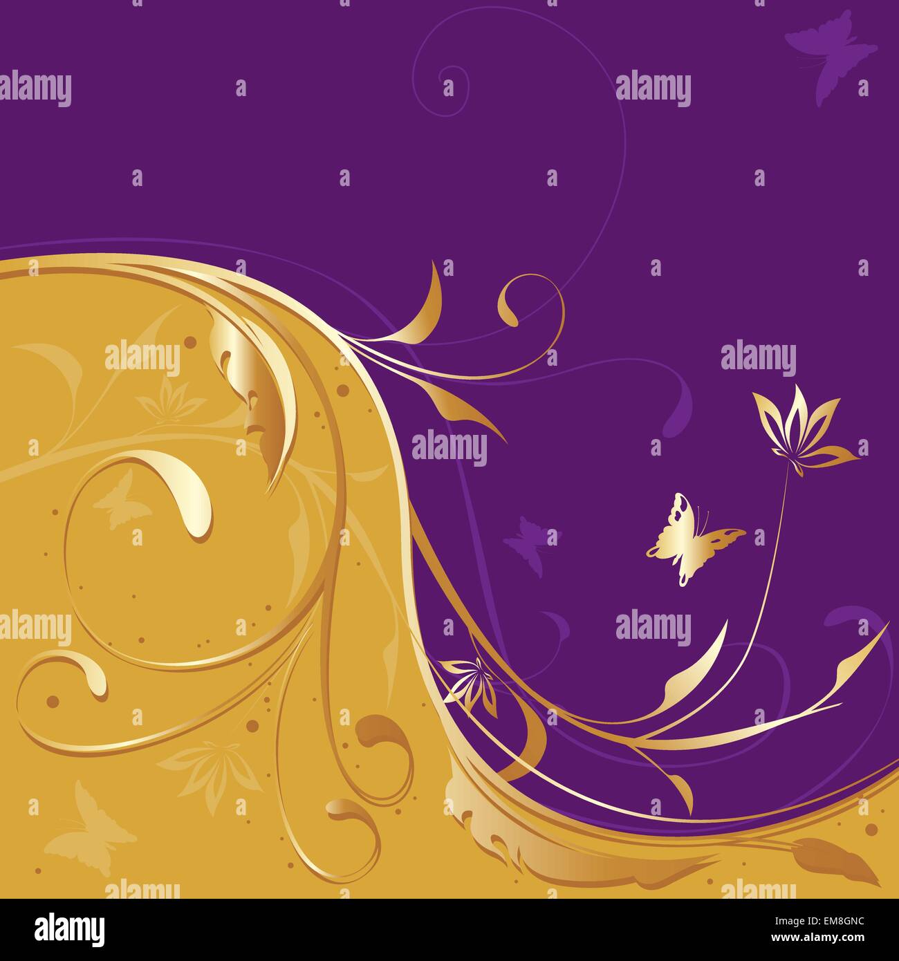 Violet plants Stock Vector Images - Alamy