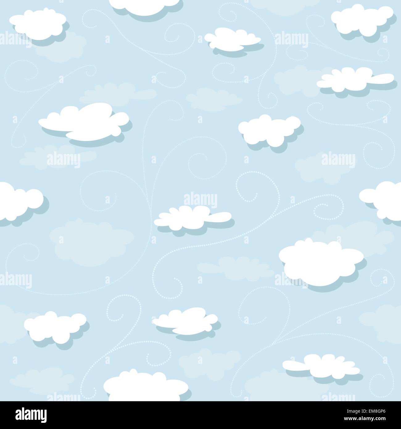 Abstract clouds artwork Stock Vector Images - Alamy