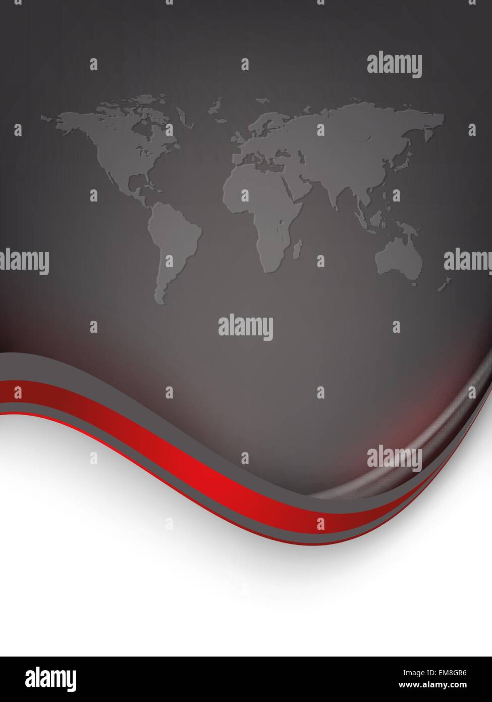 vector background with world map Stock Vector Image & Art - Alamy