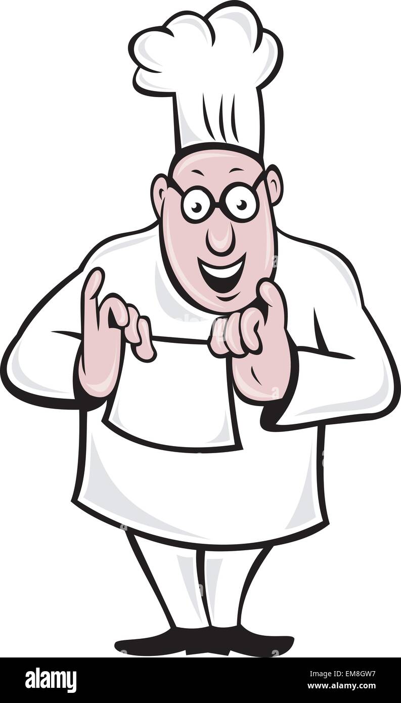 Cartoon Chef cook or baker holding paper Stock Vector Image & Art - Alamy