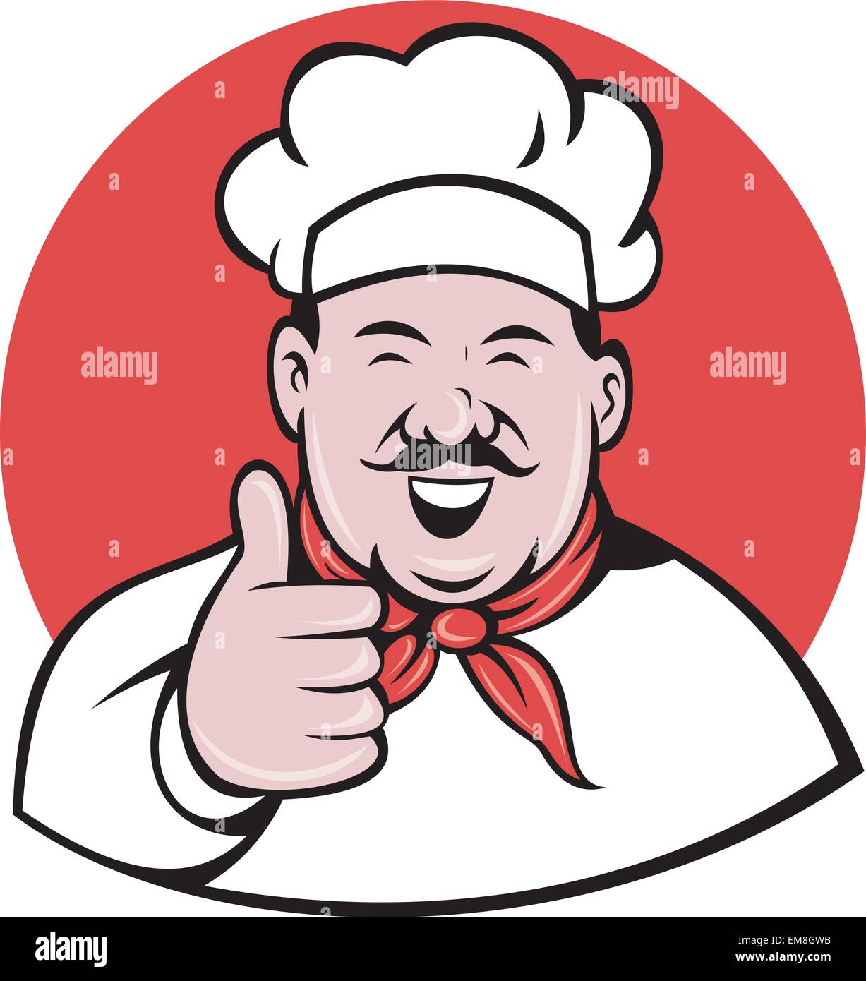 chef cook baker thumbs up Stock Vector Image & Art - Alamy