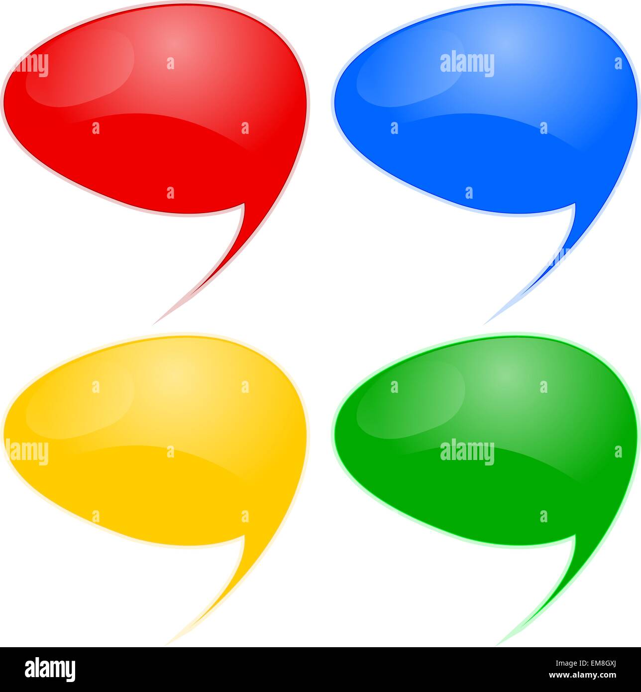 Communication speech bubble symbol Cut Out Stock Images & Pictures - Alamy