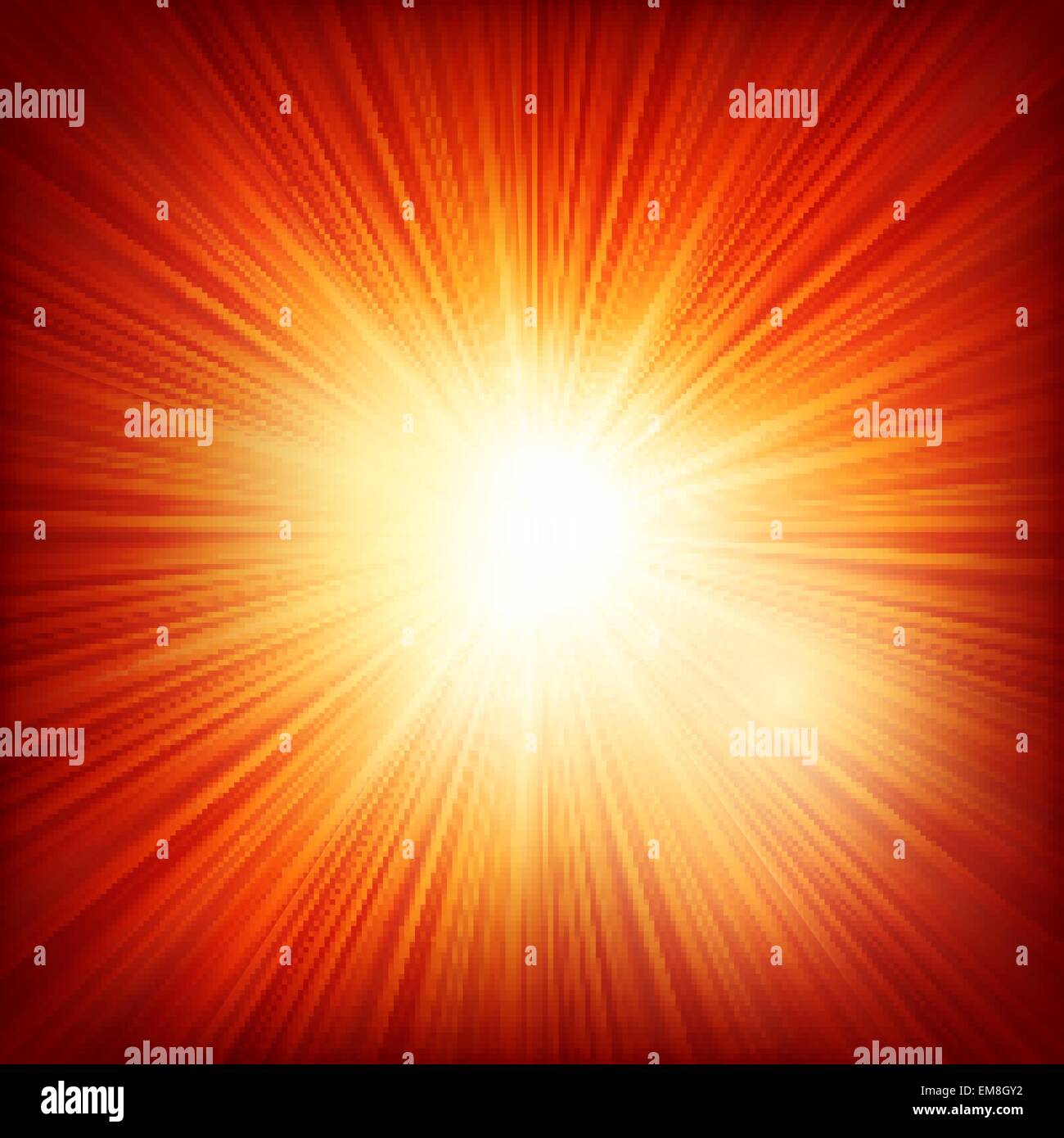 Star burst red and yellow fire. EPS 10 Stock Vector Image & Art - Alamy