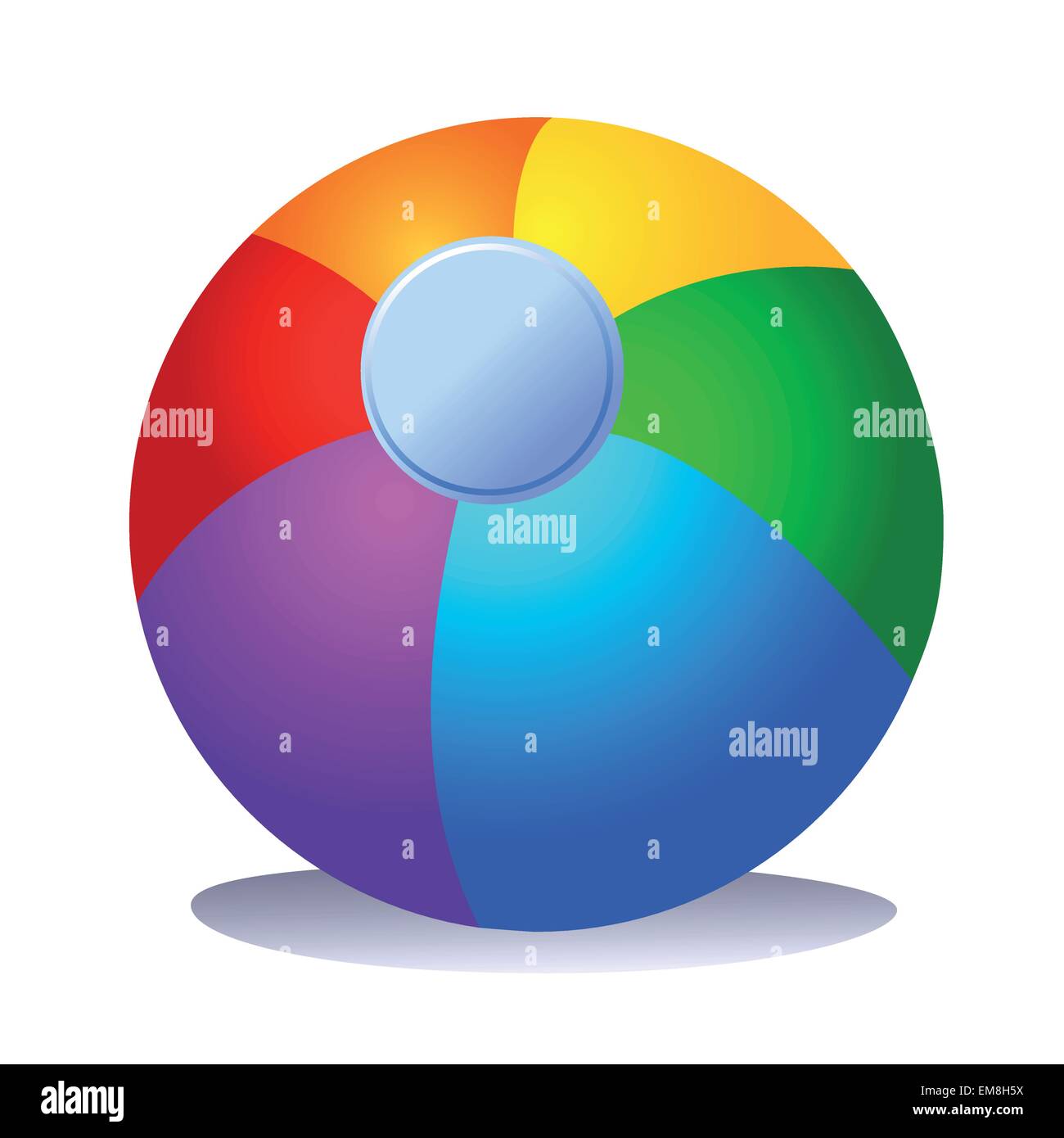 Beach ball Stock Vector Images - Alamy