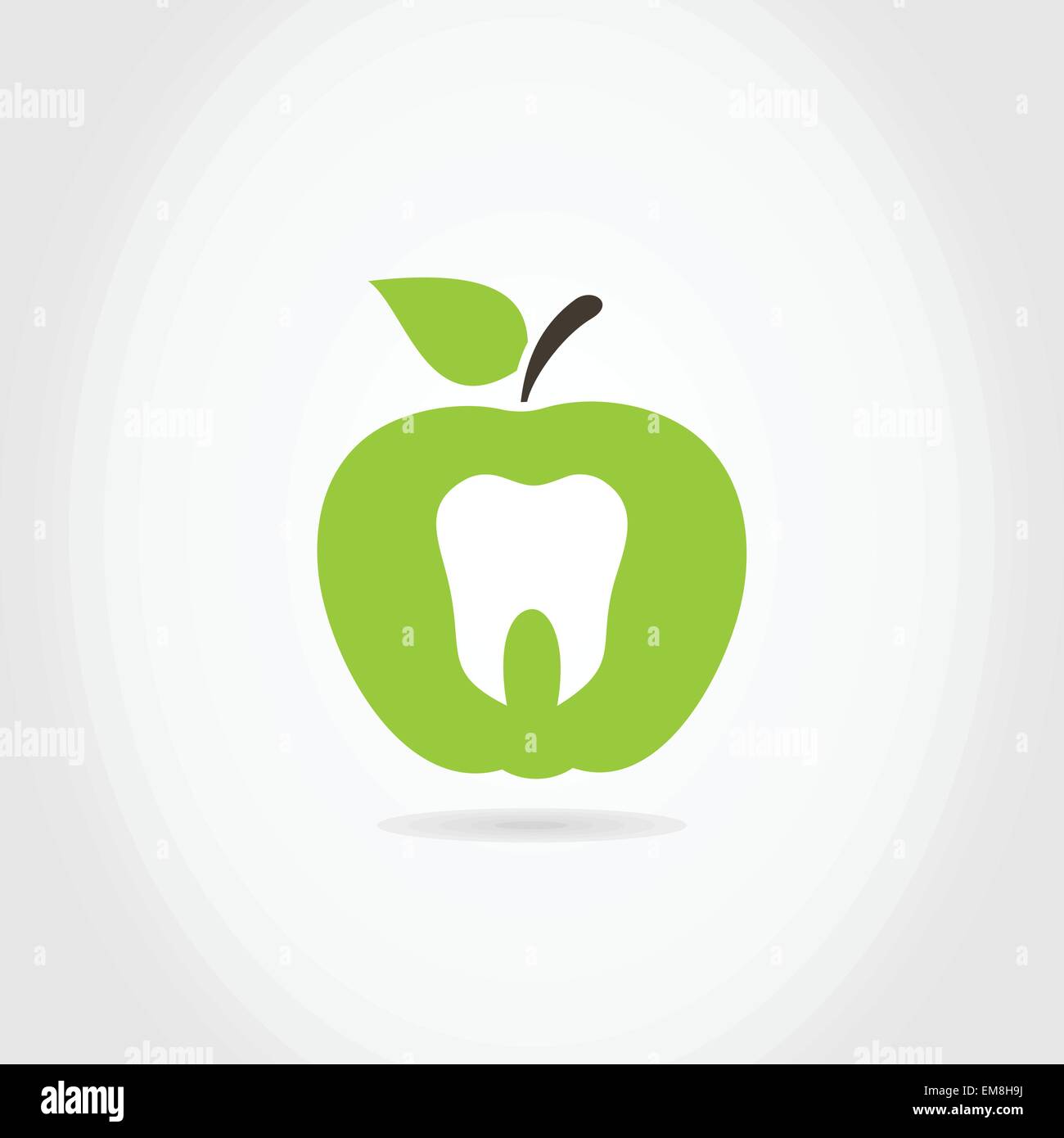 Apple a tooth Stock Vector Image & Art - Alamy