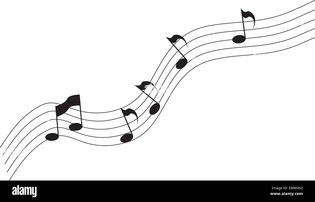 Music Notes Abstract High Resolution Stock Photography and Images - Alamy