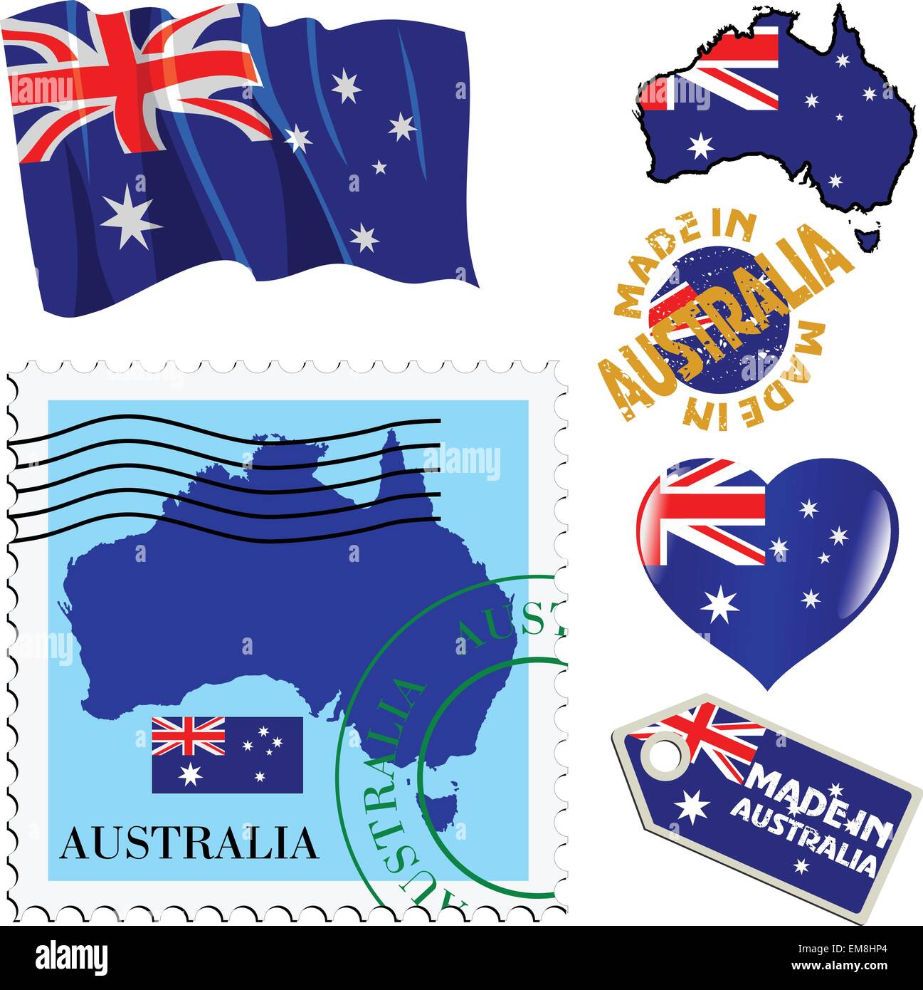 national colours of Australia Stock Vector Image & Art - Alamy