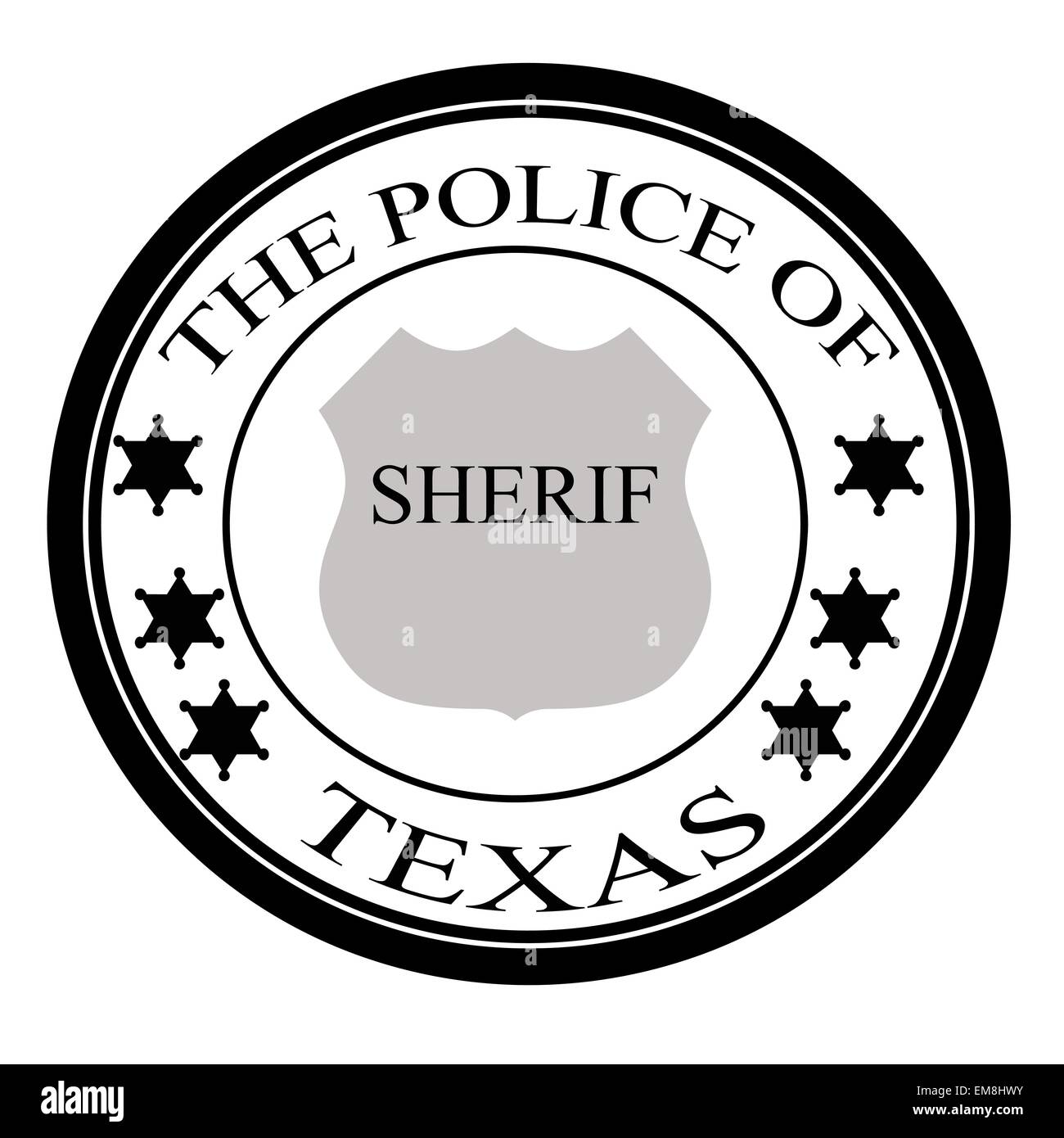 Label police Stock Vector Images - Alamy