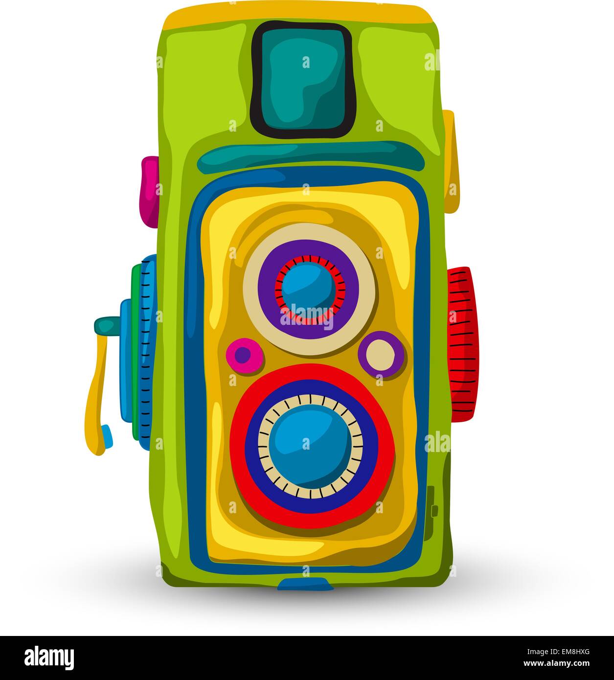 Graphic object slr camera Stock Vector Images - Alamy