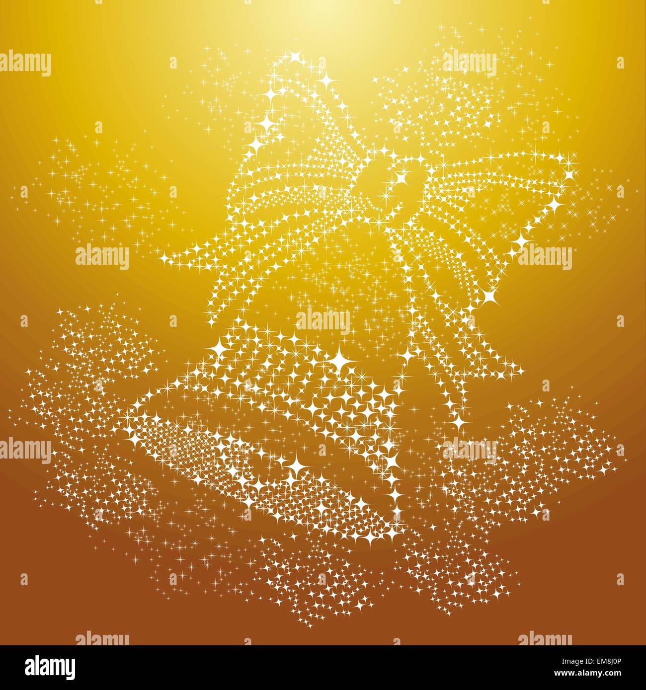 Merry Christmas sparkle bell background EPS10 vector file Stock Vector ...