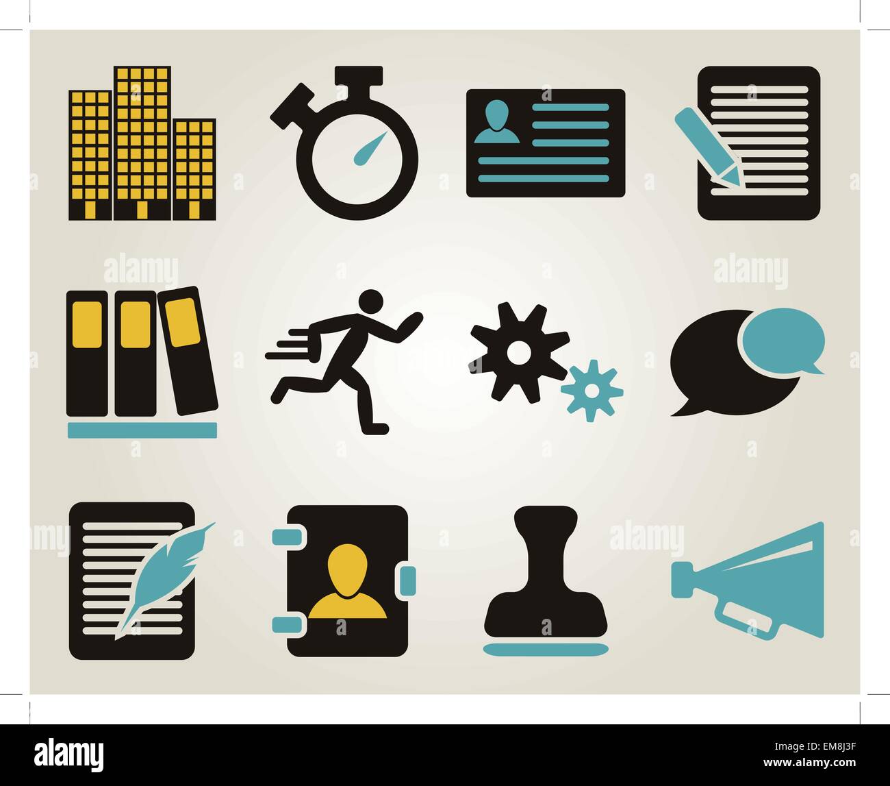 Set people paper box Stock Vector Images - Alamy