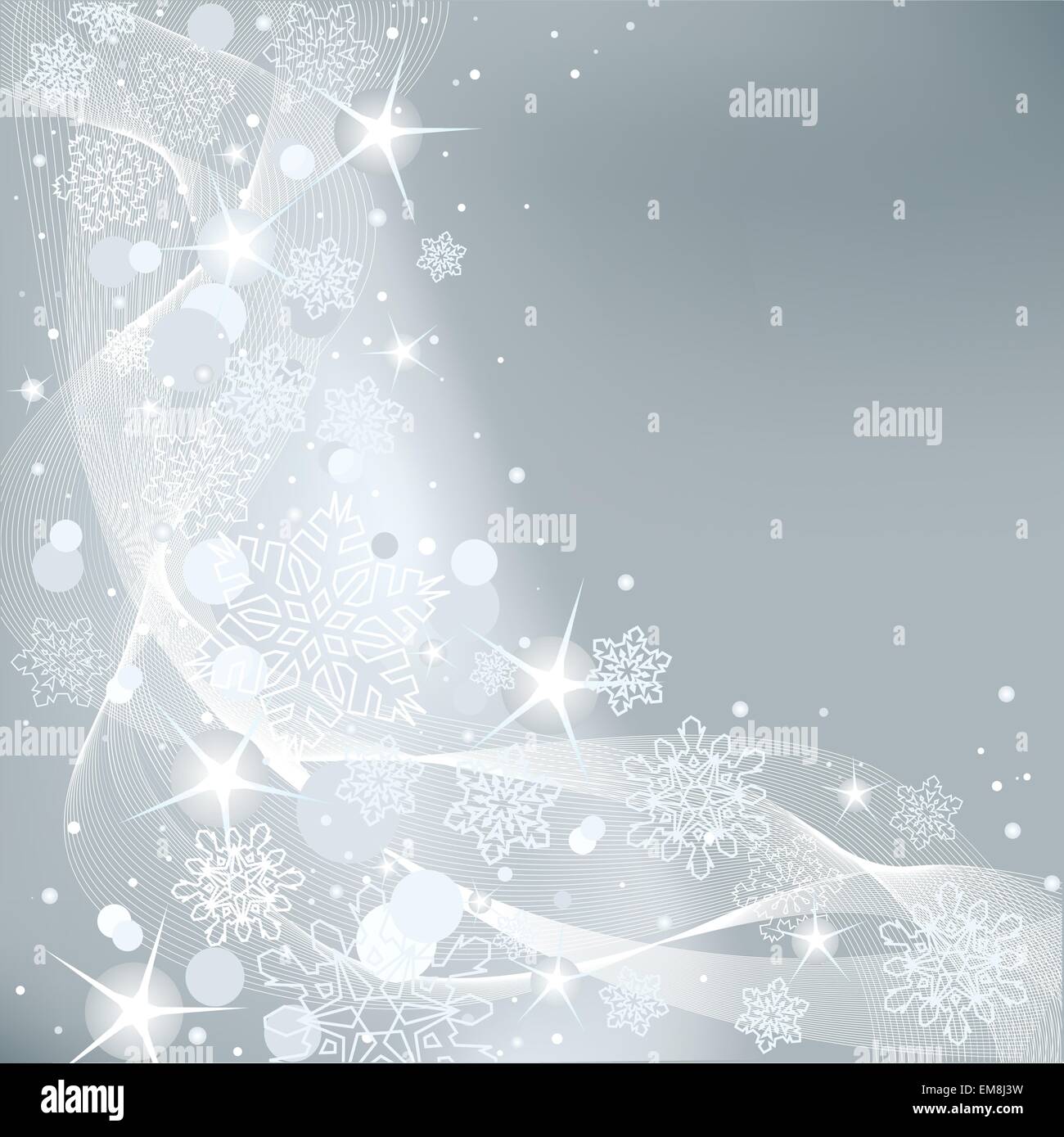 White winter picture Stock Vector Images - Alamy