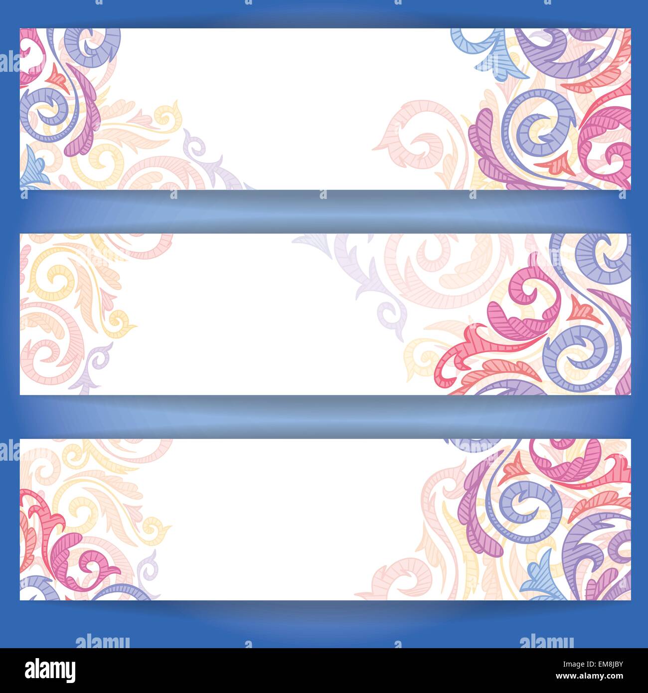 Set Of Colorful Banners Stock Vector Image & Art - Alamy