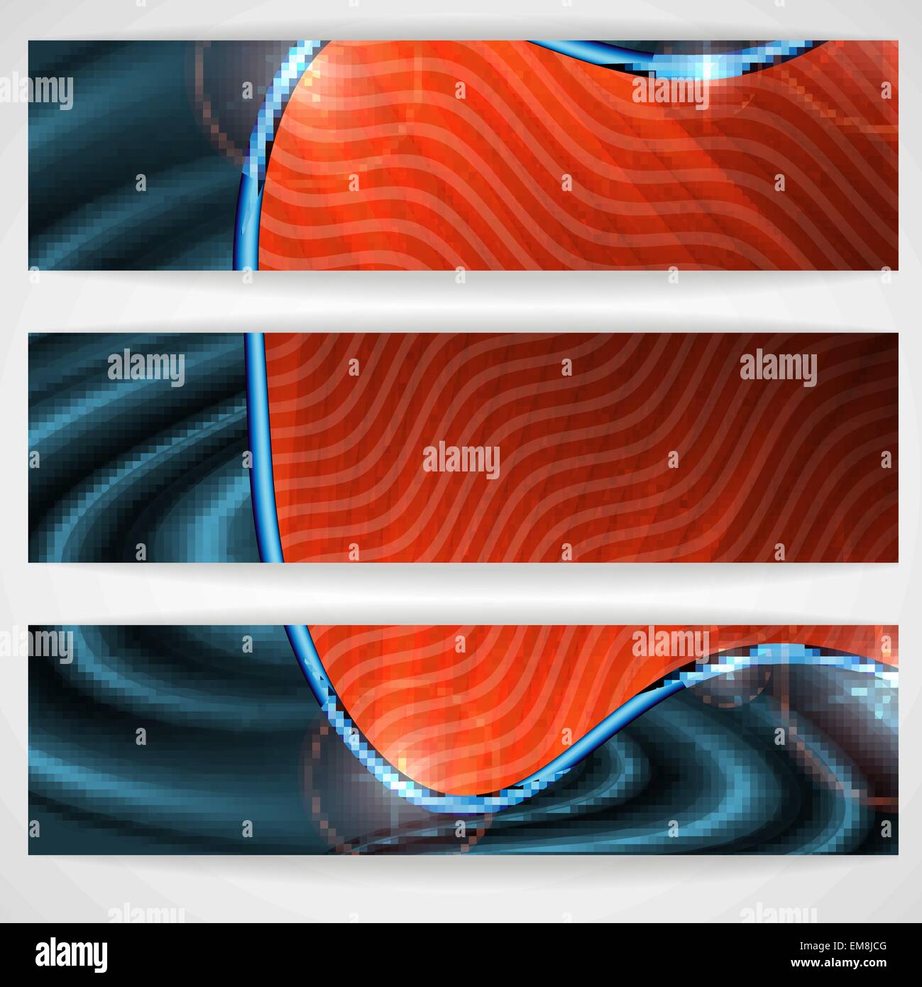 Abstract Colorful Banner Stock Vector Image & Art - Alamy