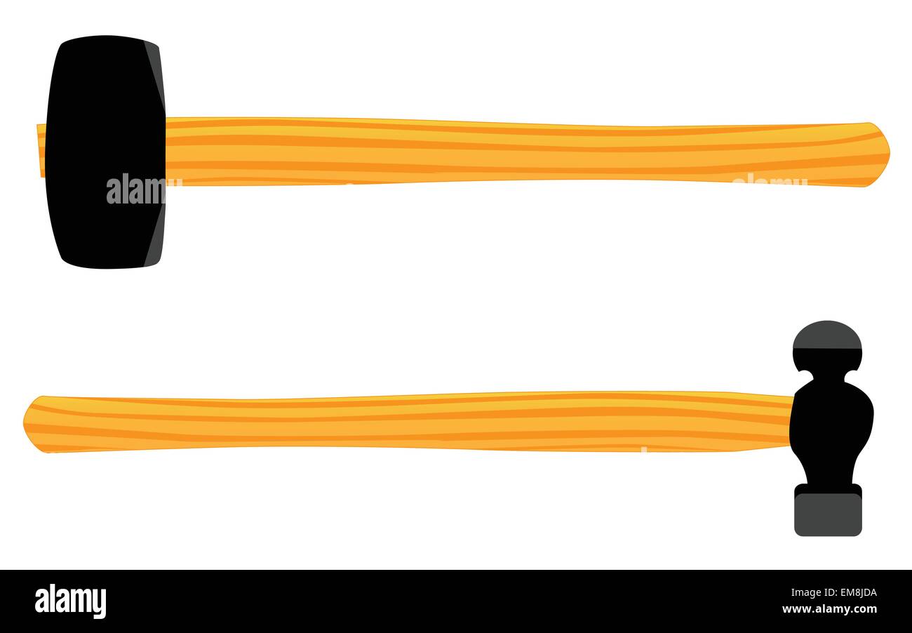 Ball Pein and Sledgehammer Stock Vector Image & Art - Alamy