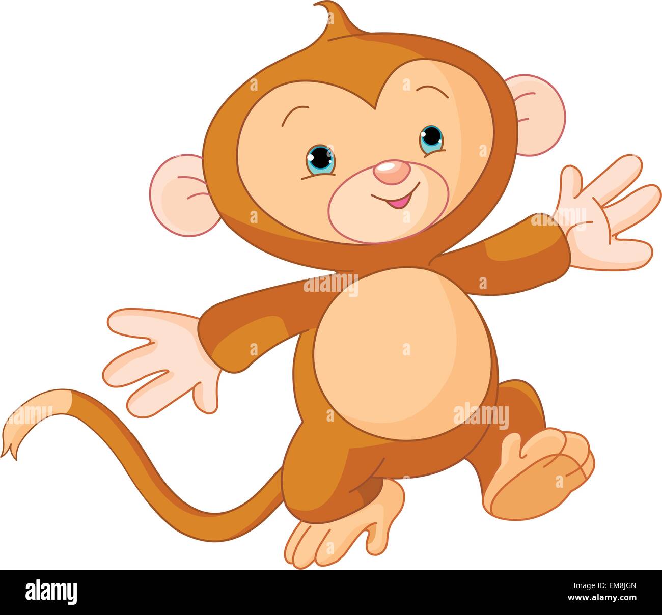 Monkey vector art graphics hi-res stock photography and images - Alamy