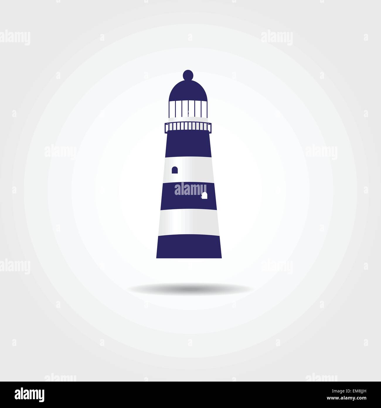 Lighthouse. Vector illustration for your design Stock Vector Image ...