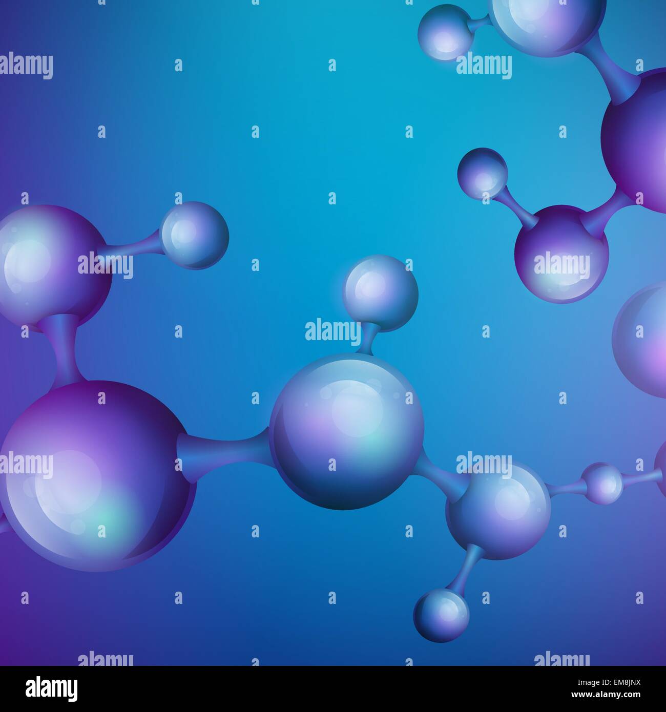 Molecule purple science scientific Stock Vector Images - Alamy