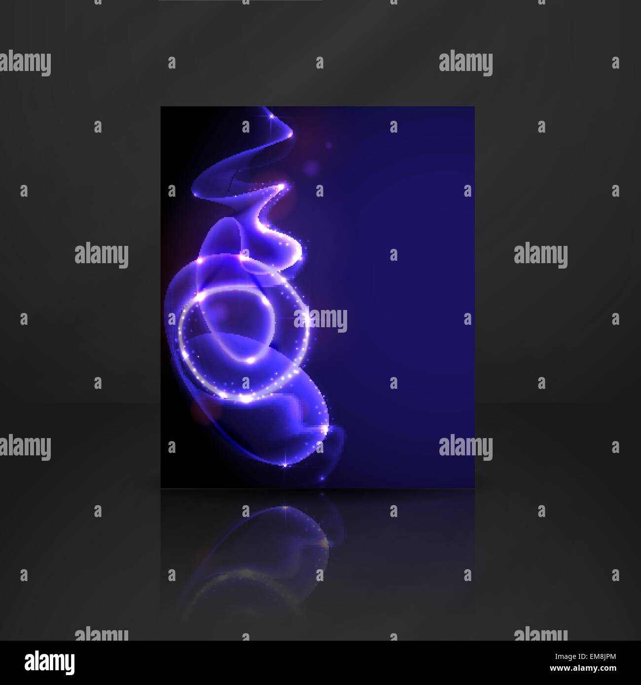 Blue Abstract Design Stock Vector Image & Art - Alamy