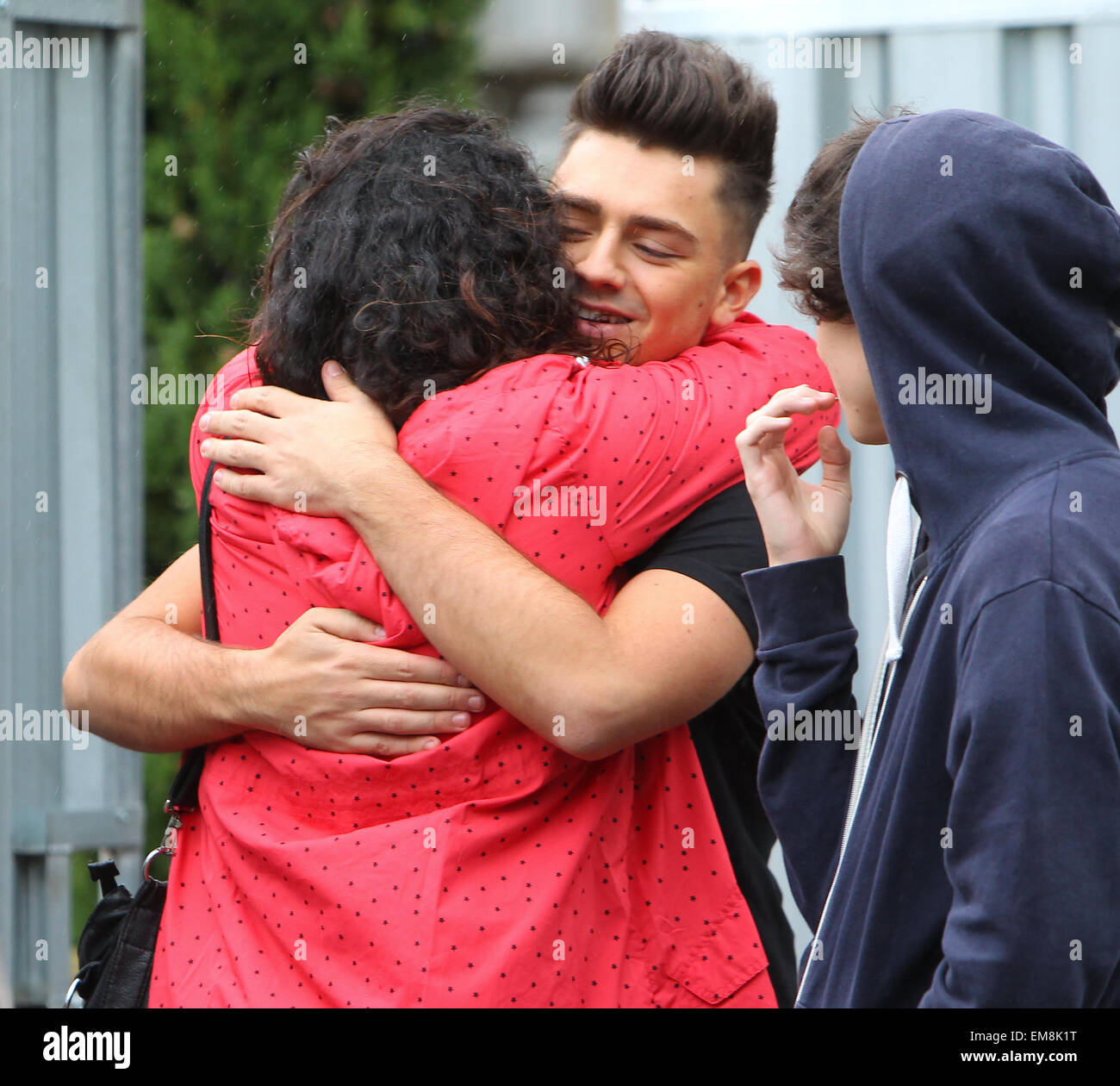 Comings and goings at the X factor finalists house Featuring: Overload ...