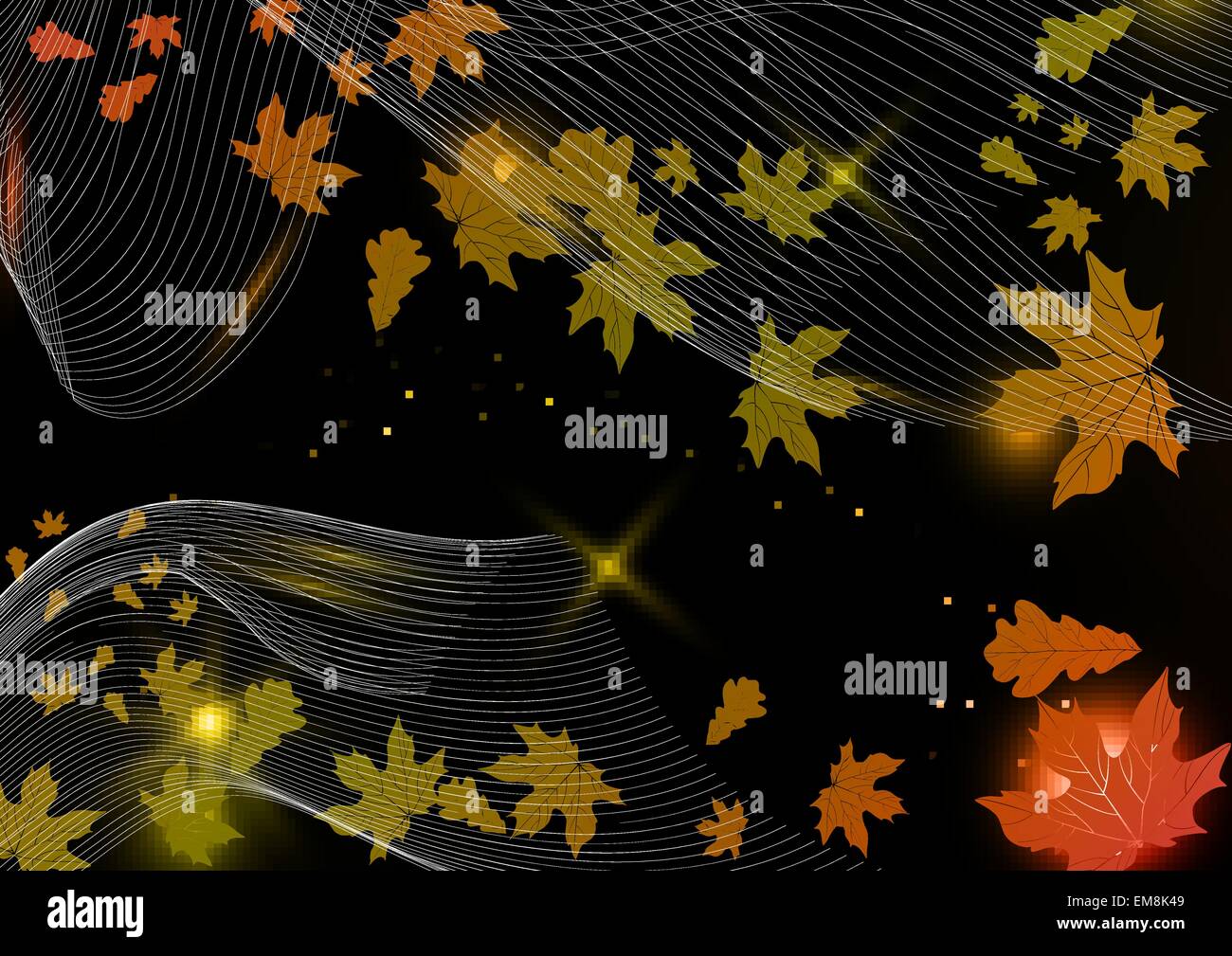 Abstract autumn background Stock Vector Images - Alamy