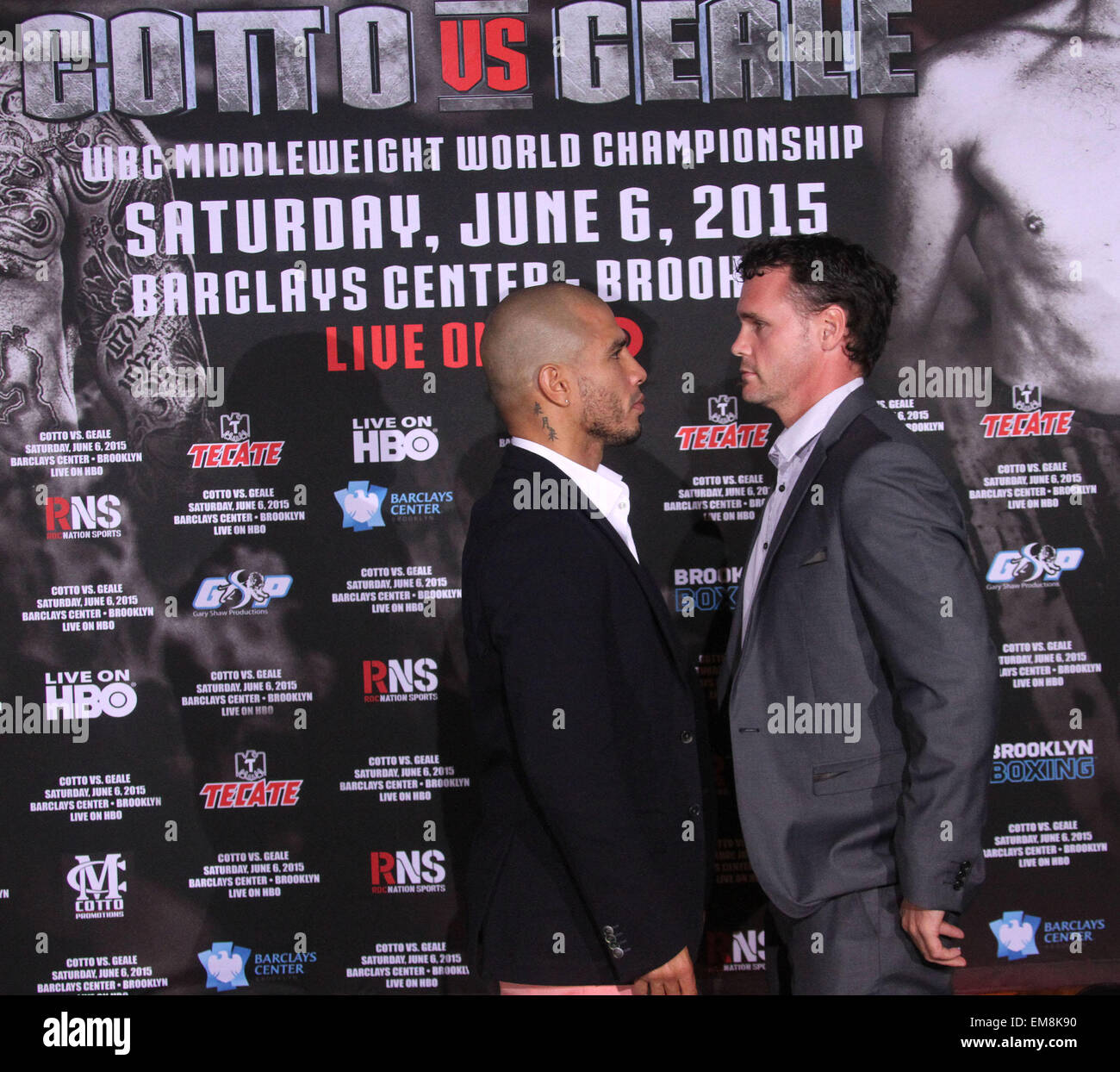 New York, New York, USA. 16th Apr, 2015. Press Conference to announce ...
