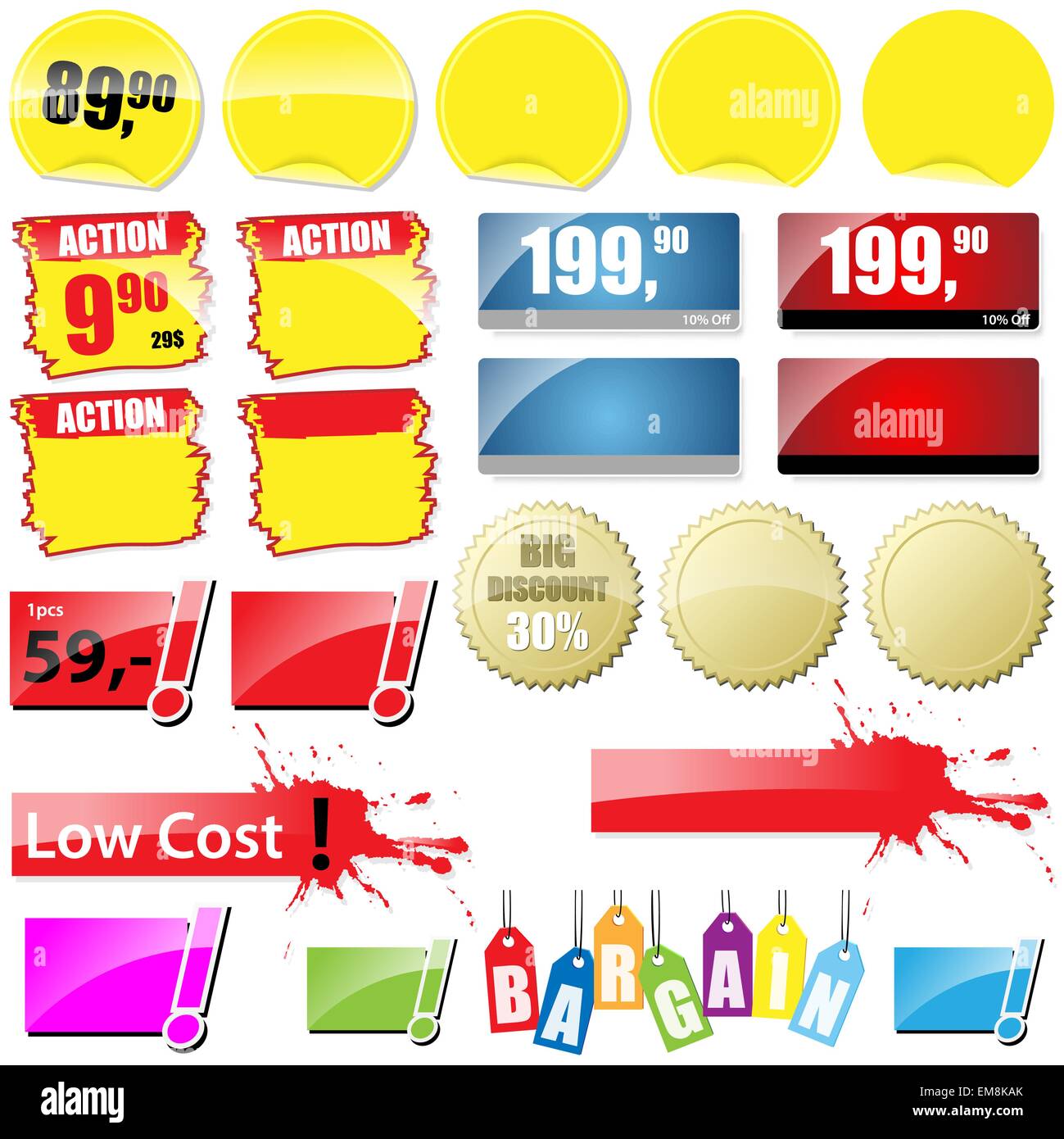 Tags word sale Stock Vector Images - Alamy