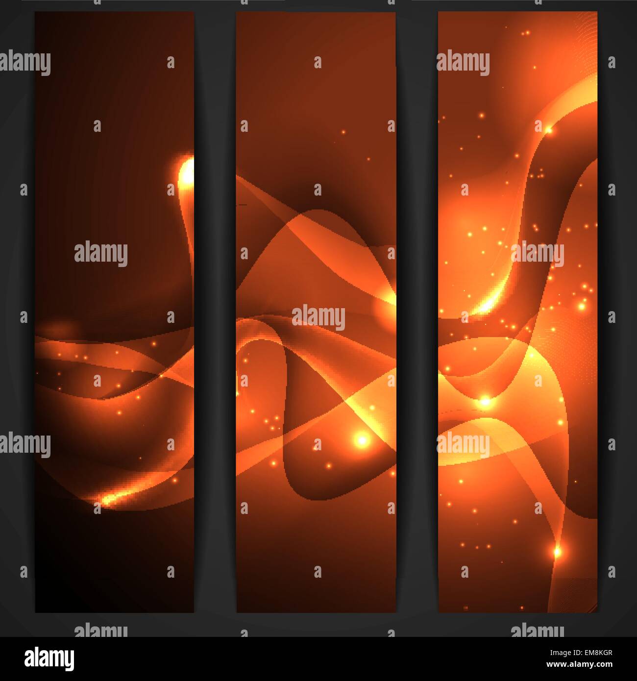 Gold Abstract Banner Stock Vector Image & Art - Alamy