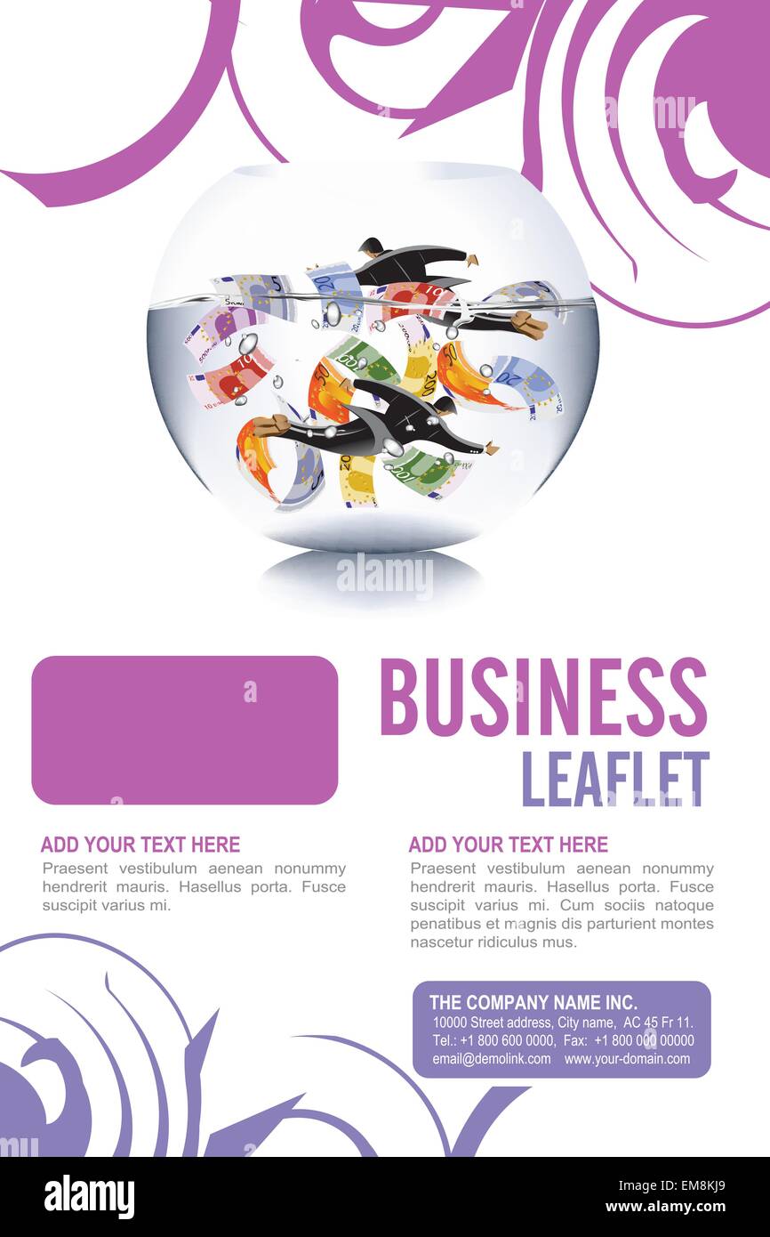 Leaflet template hi-res stock photography and images - Alamy