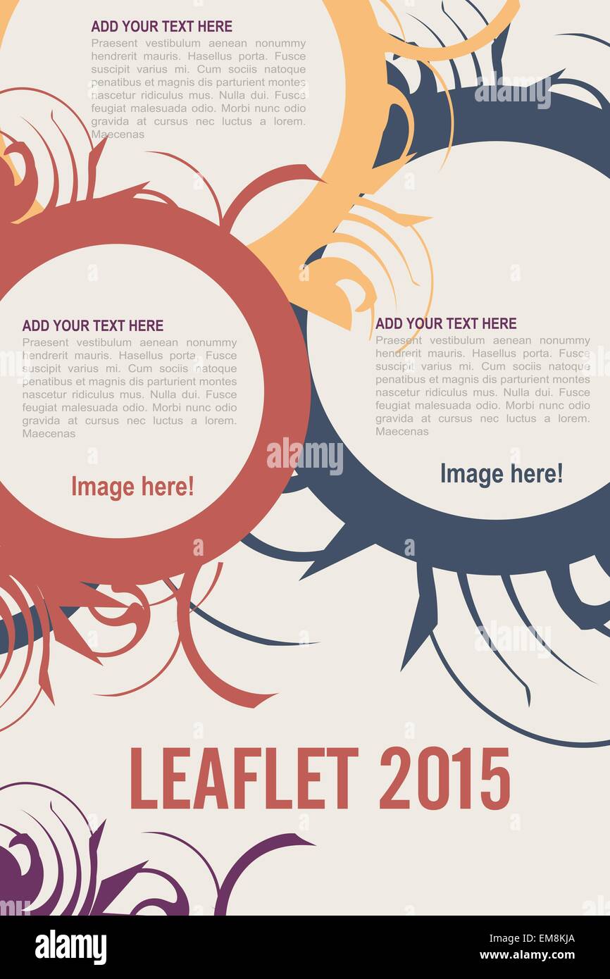 Offer leaflet Stock Vector Images - Alamy