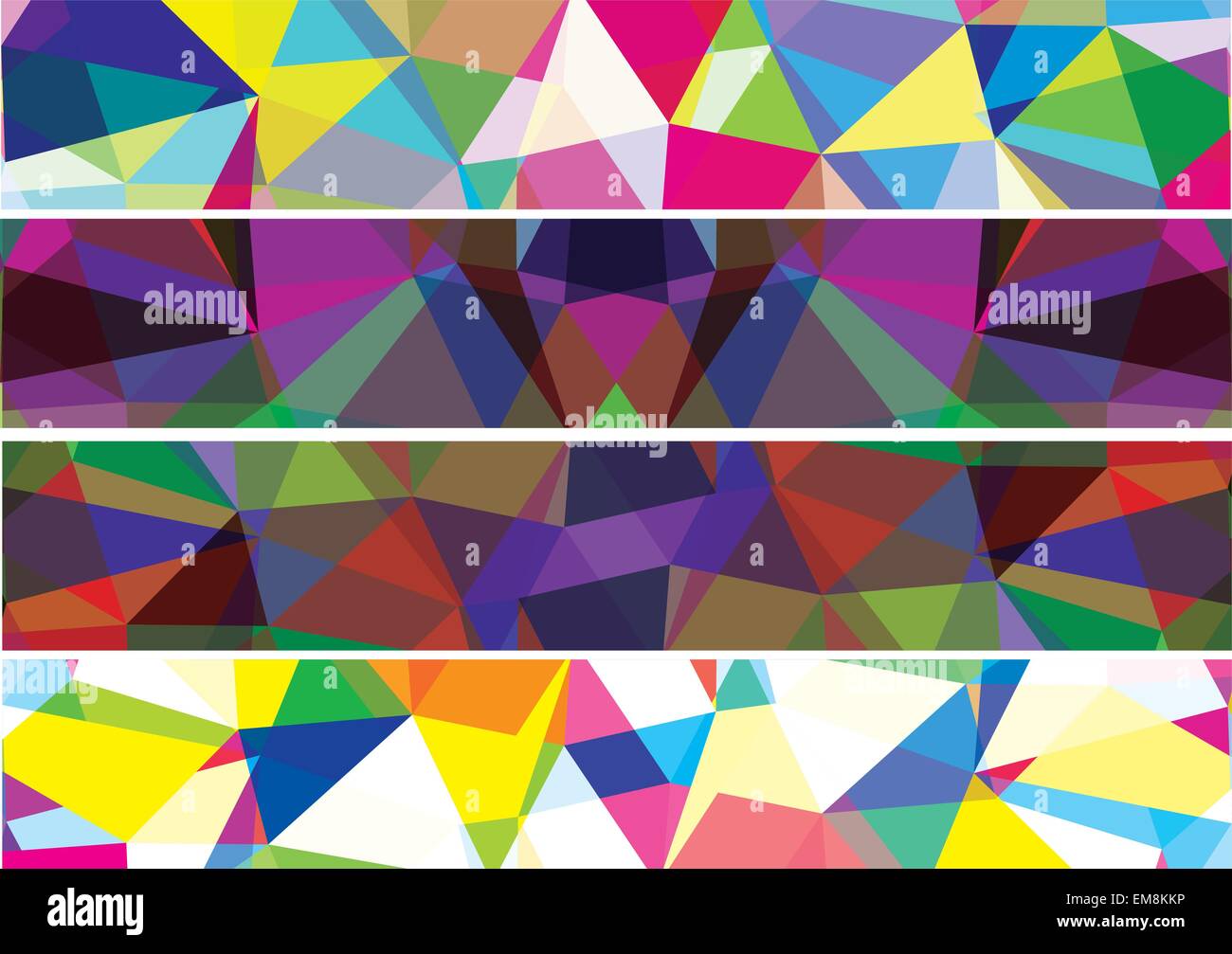 Abstract triangles banner Stock Vector Image & Art - Alamy