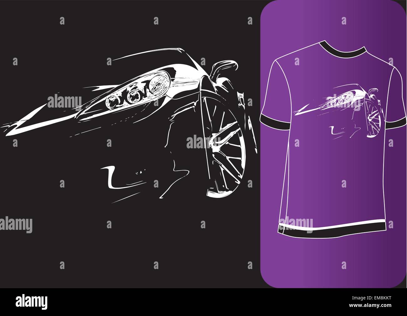 Abstract white car hi-res stock photography and images - Alamy