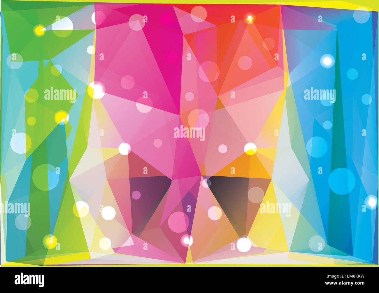 Luminous triangles hi-res stock photography and images - Alamy
