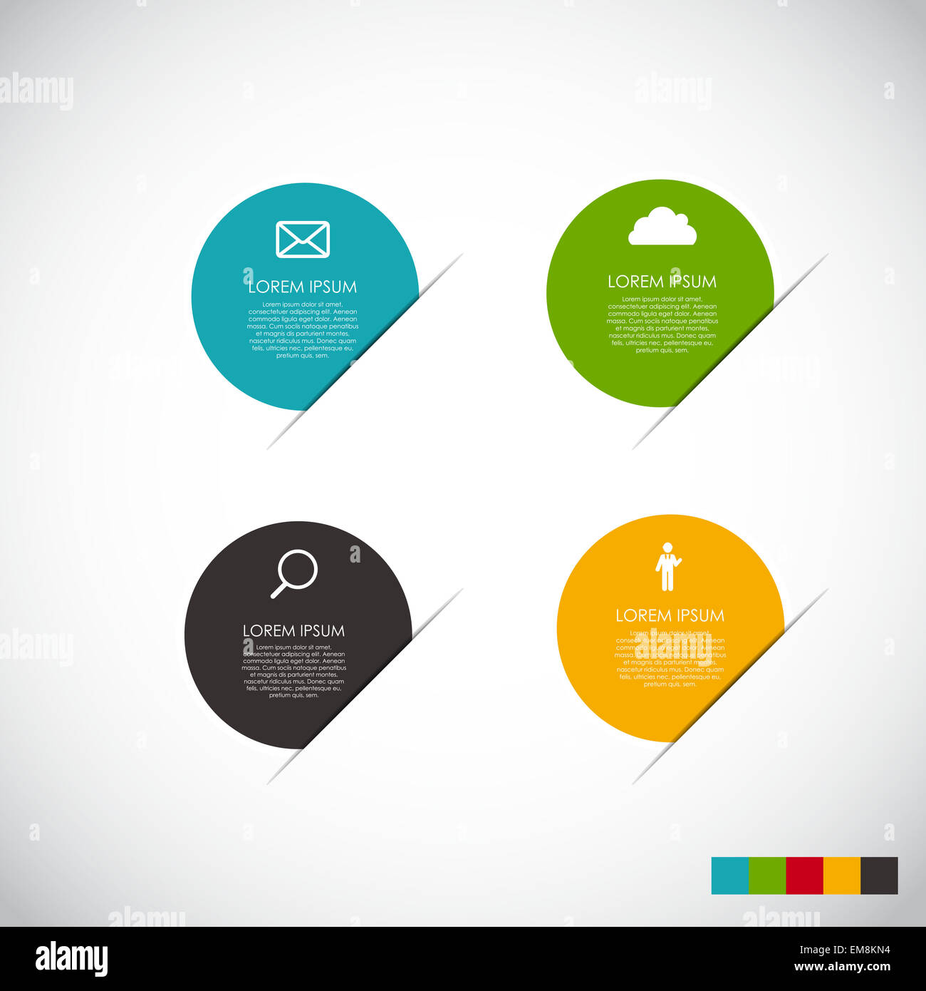Infographic Templates for Business Vector Illustration Stock Photo - Alamy