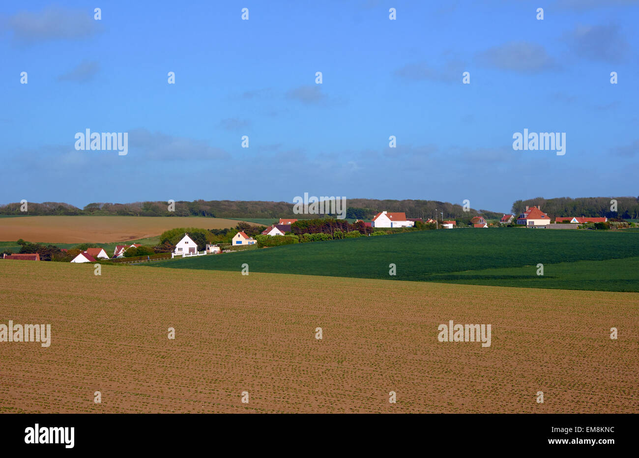 Village landscape spring in Normandy, France Stock Photo - Alamy