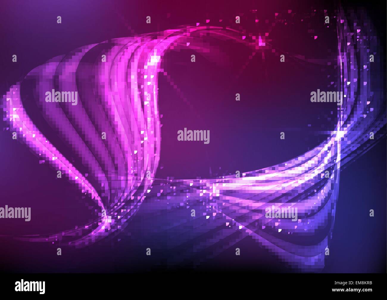 Abstract Neon Waves Stock Vector Image & Art - Alamy