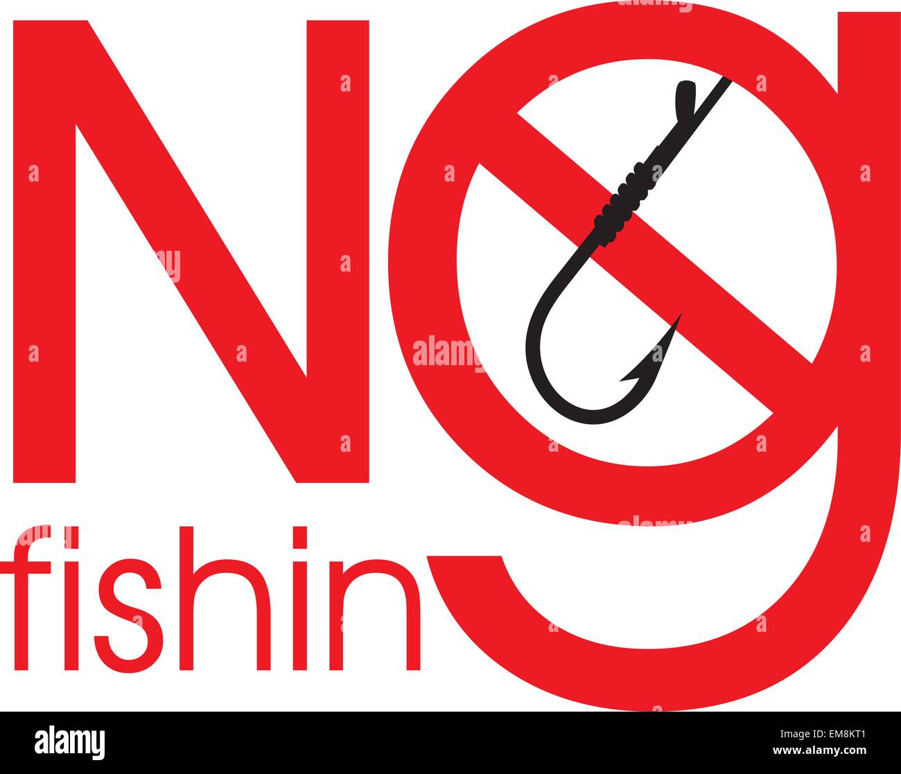Fishing symbol Stock Vector Images - Alamy